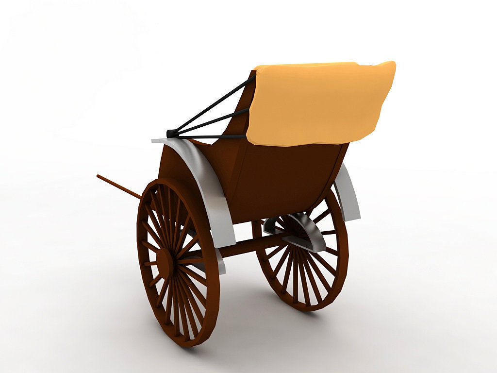 3D model Walking Rickshaw VR / AR / low-poly | CGTrader
