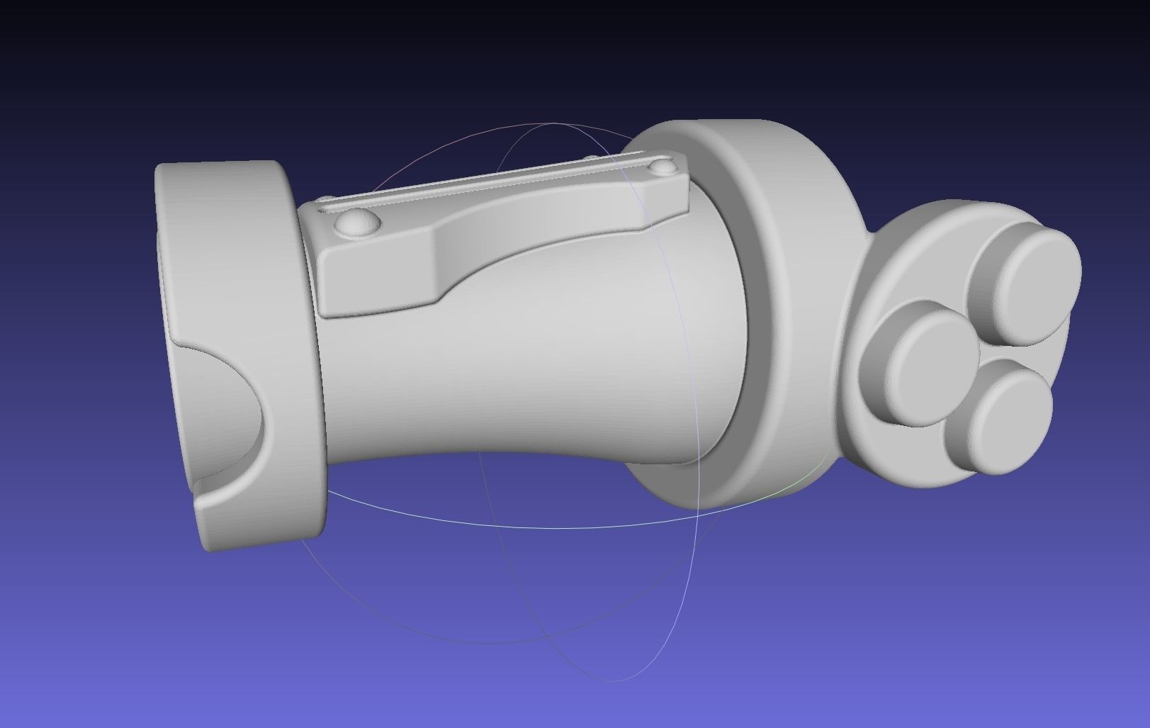 Street Fighter Cammy Gauntlet And Glove Back 3D model 3D printable ...