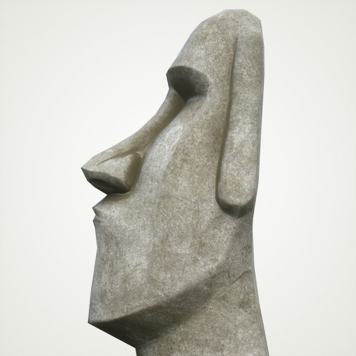 3D model Moai statue 4k Bonus Printable VR / AR / low-poly | CGTrader