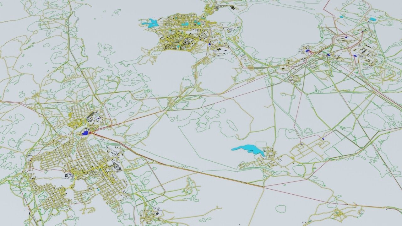 Kyshtym Mayak Nuclear Disaster Area 3D model | CGTrader