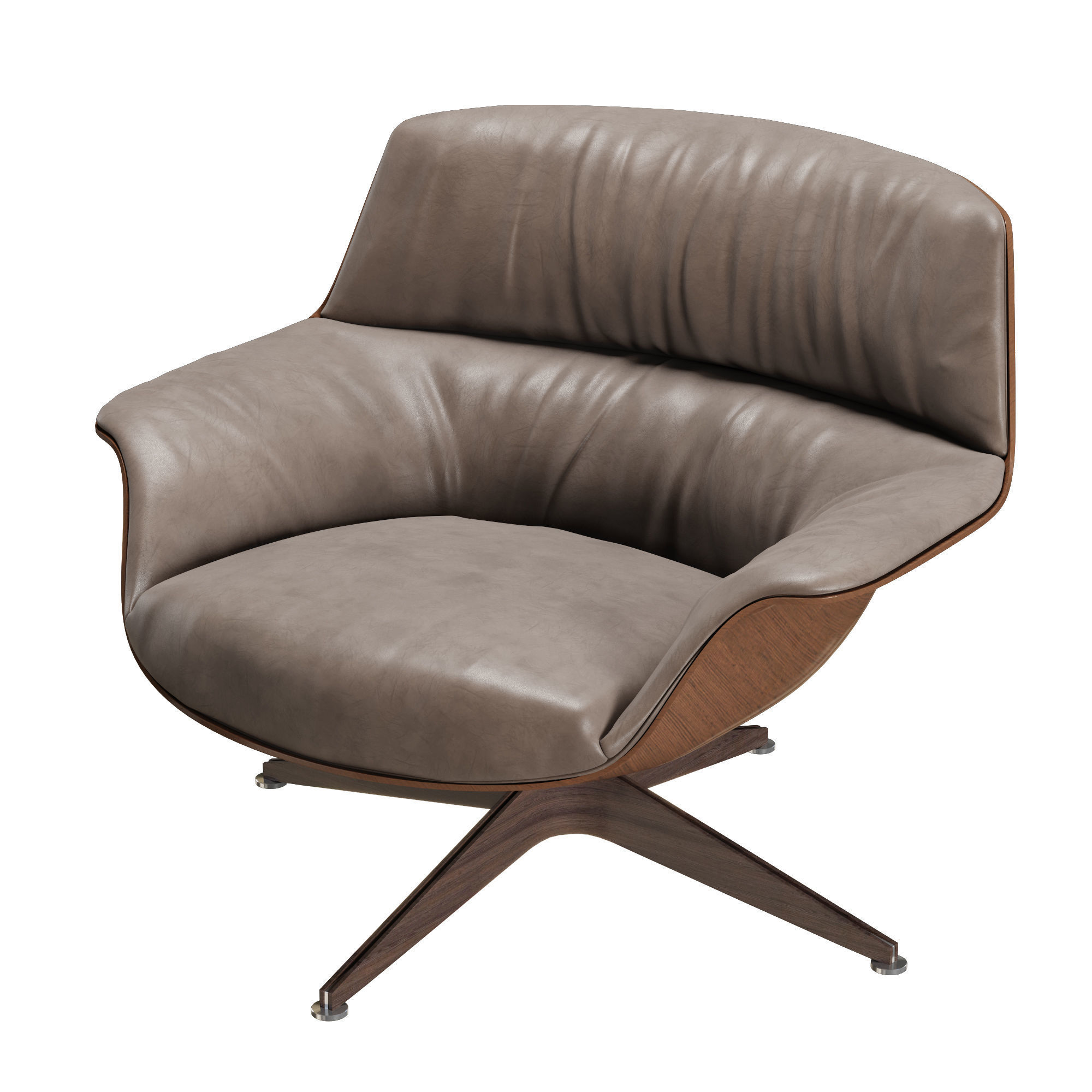 Contempo Italia Jean-Marie Massaud Coach Armchair 3D model | CGTrader