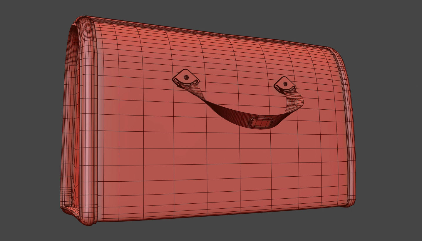 White Satchel Bag 3D model | CGTrader