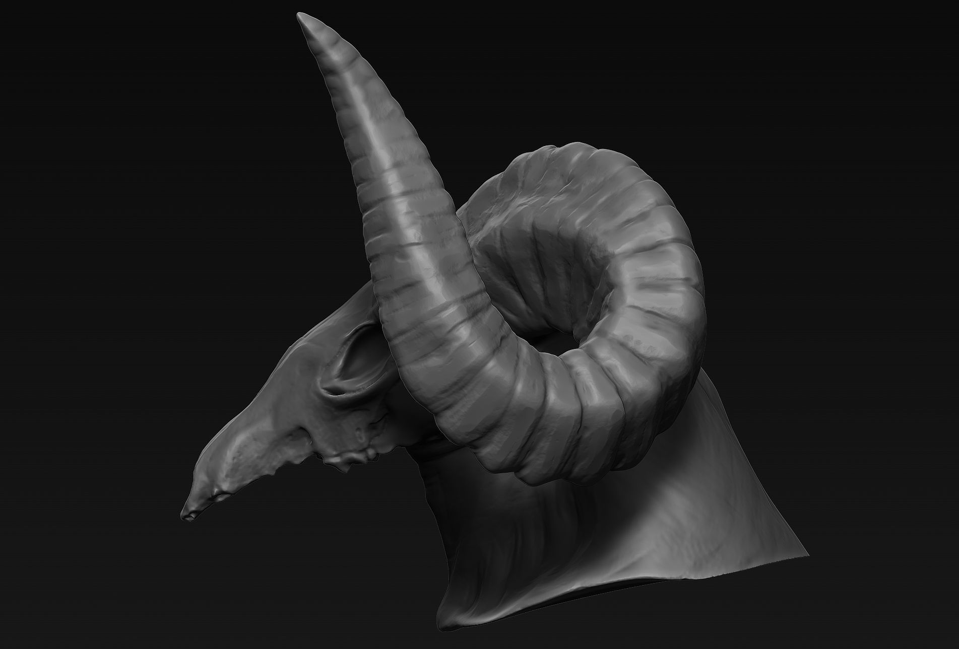 Demon Head 06 3D model | CGTrader