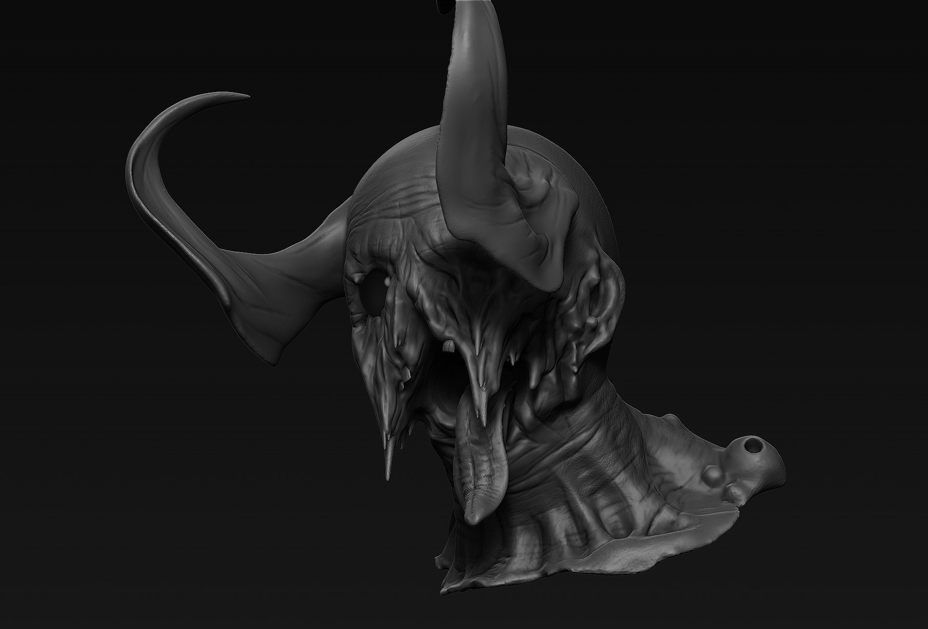 Demon Head 07 3D model | CGTrader