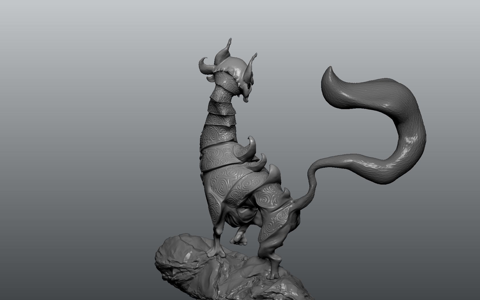 Meowr a cat-dragon 3D model 3D printable | CGTrader