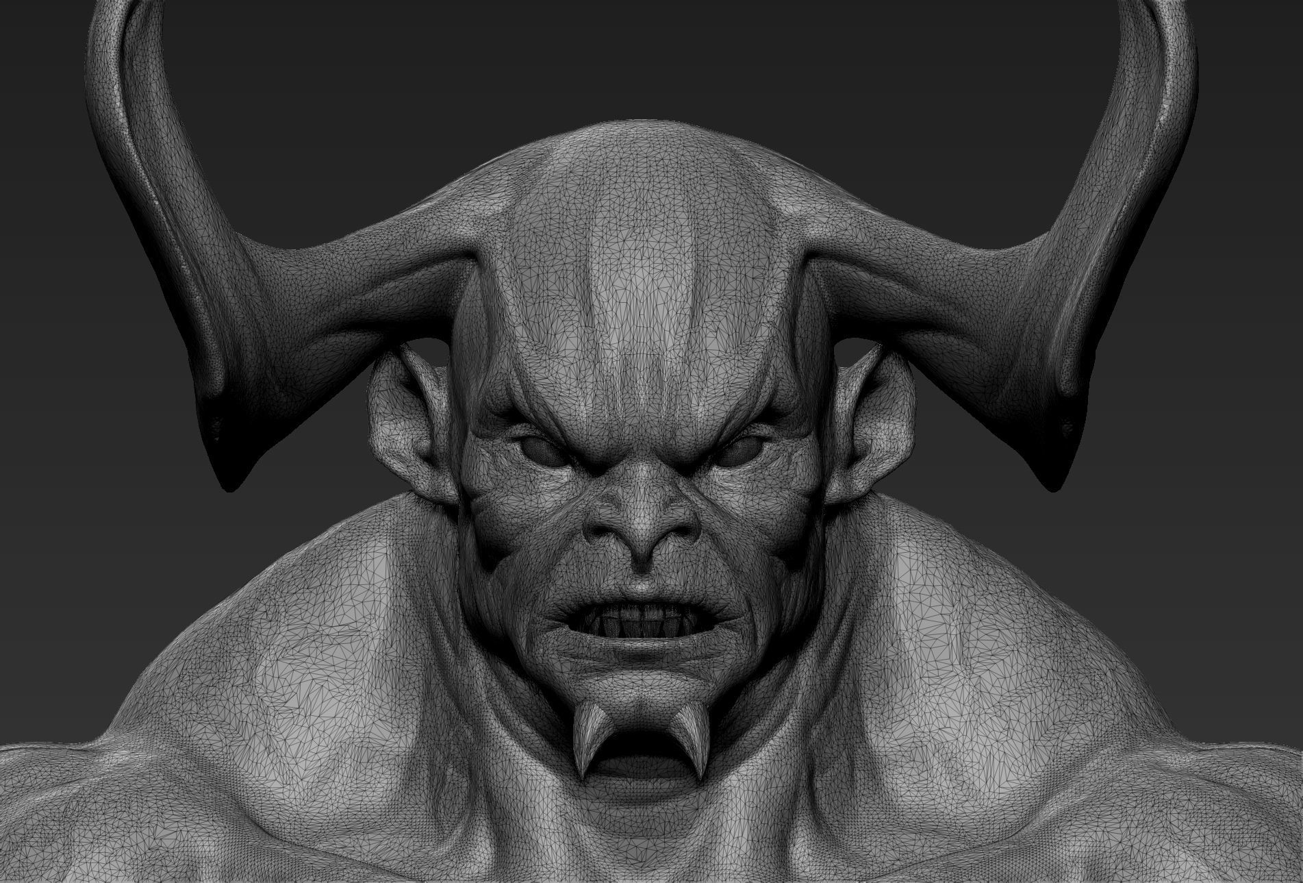 Demon Head 10 3D model | CGTrader