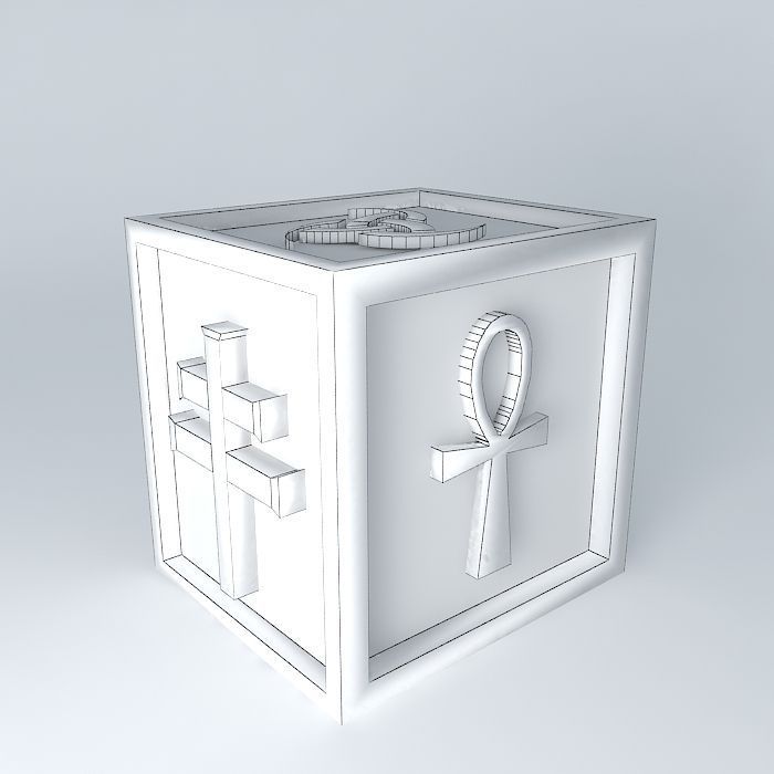 cube symbols free 3D model | CGTrader