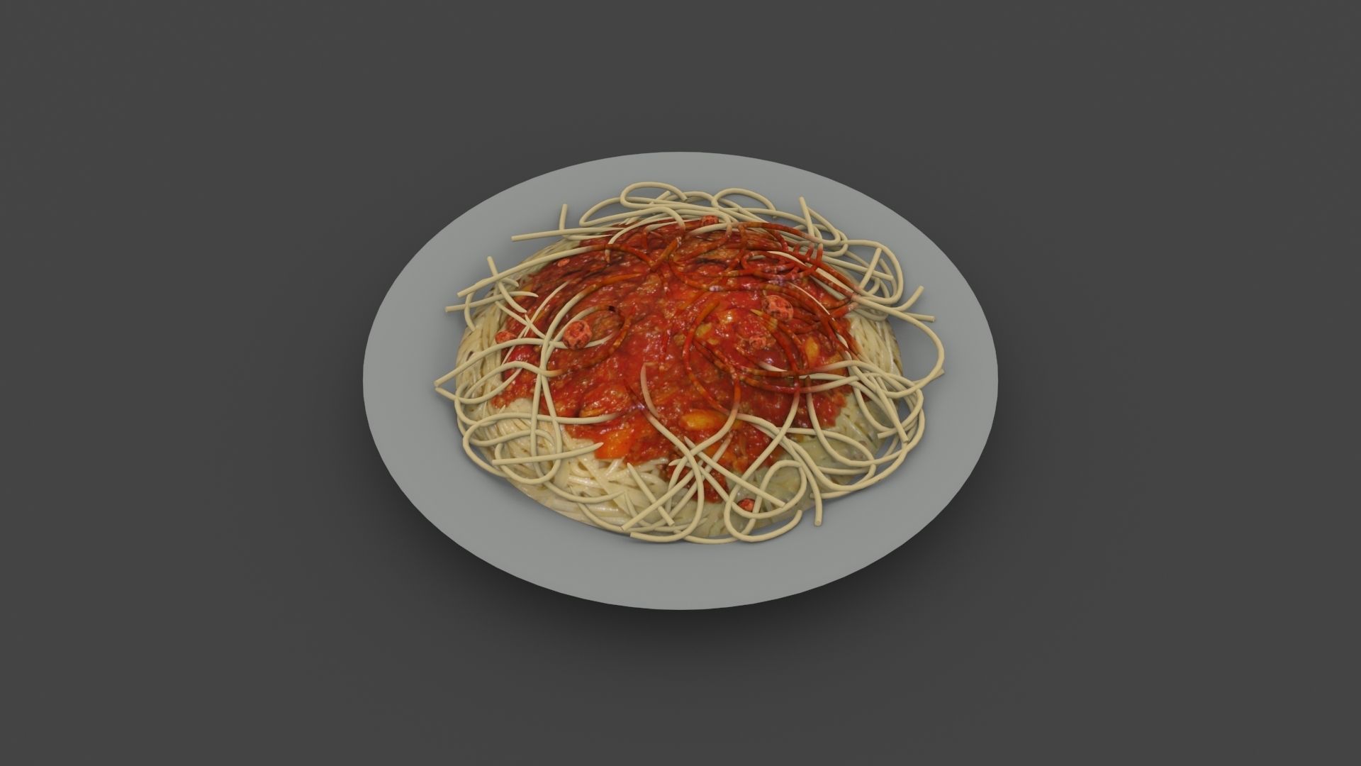 FOOD-009 Spaghetti 3D model | CGTrader