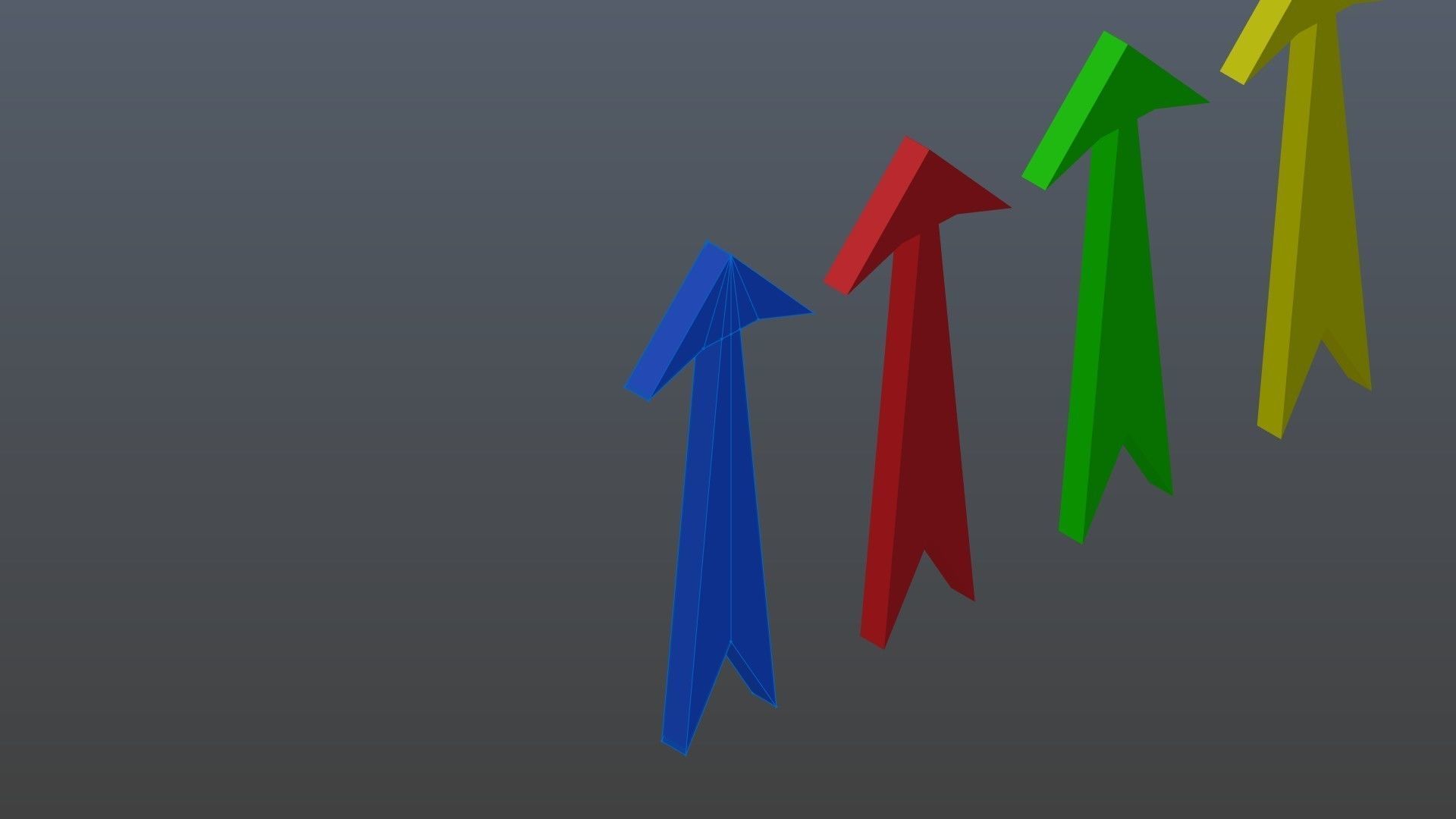 3D model Low poly arrow 36 VR / AR / low-poly | CGTrader