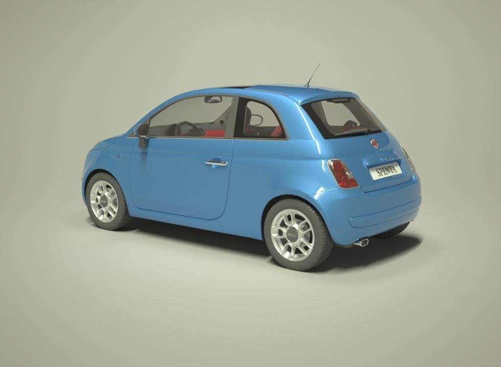 3D model Fiat Car VR / AR / low-poly | CGTrader