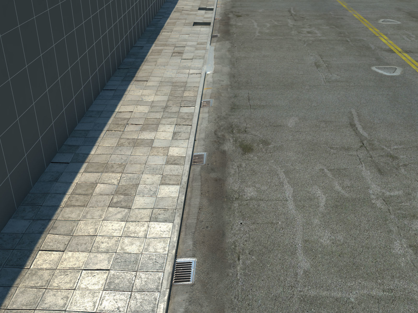 Photorealistic Sidewalks Package 3D model | CGTrader
