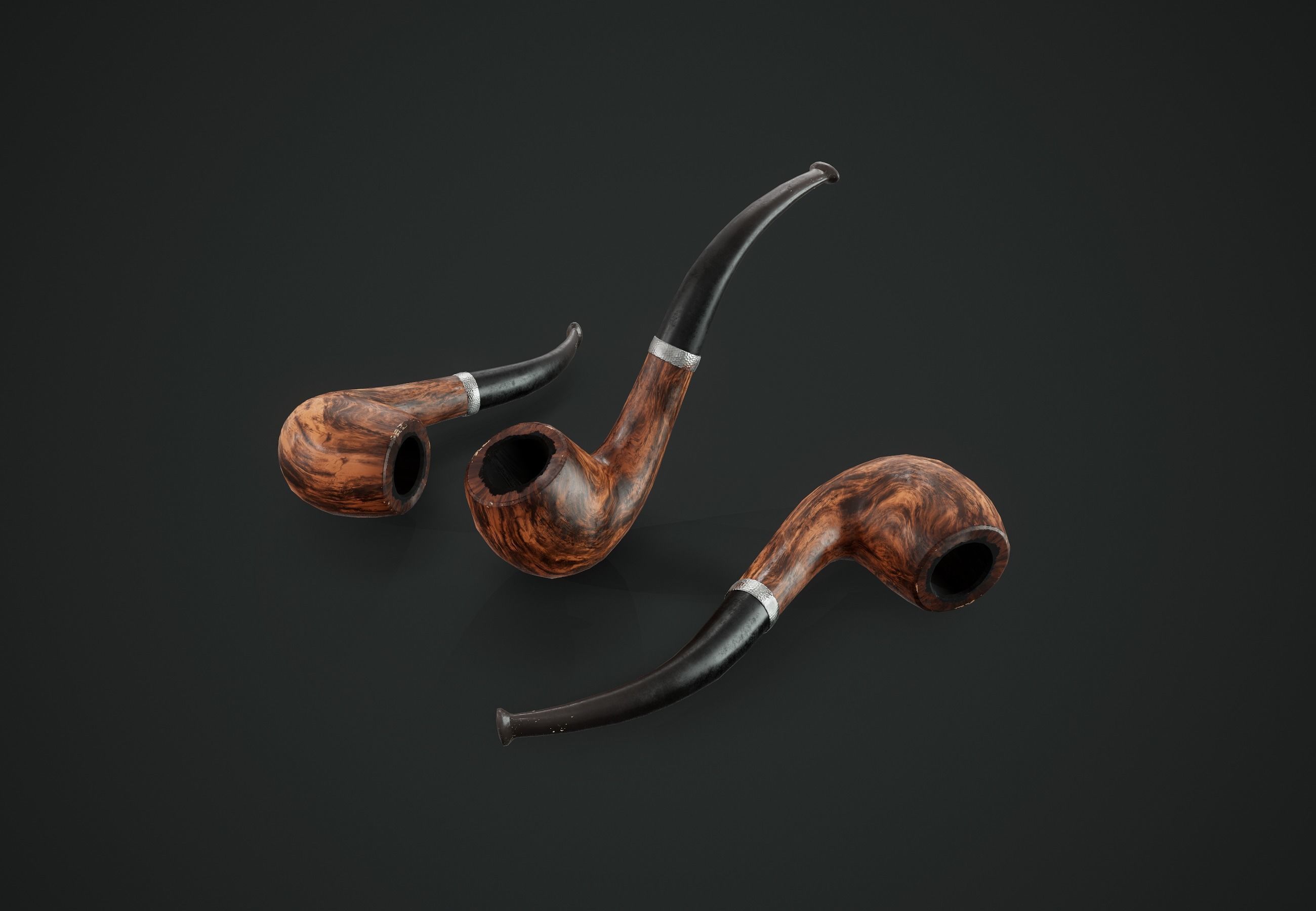 3D model Tobacco Pipe PBR Game Ready VR / AR / low-poly | CGTrader