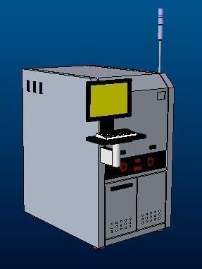 AOI inspection machine free VR / AR / low-poly 3D model | CGTrader