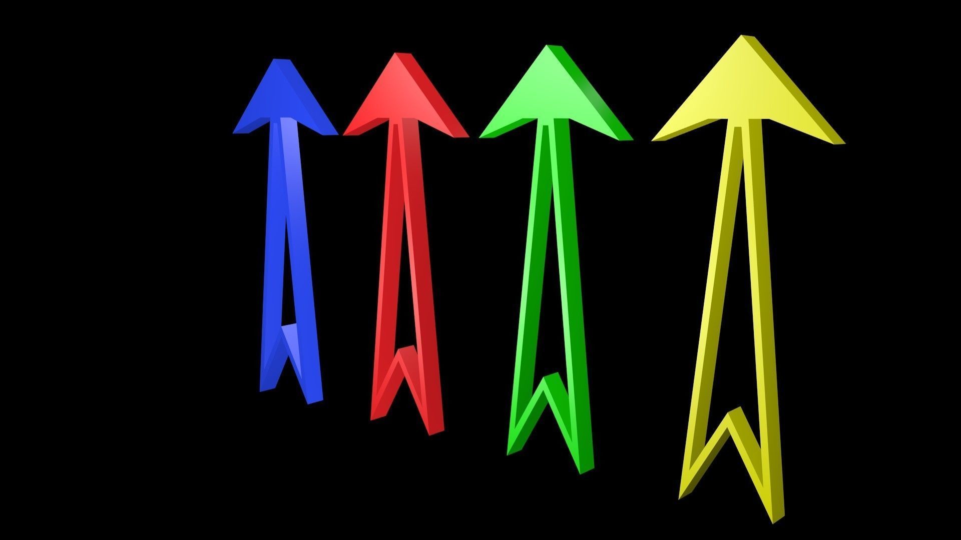 3D model Low poly arrow 39 VR / AR / low-poly | CGTrader