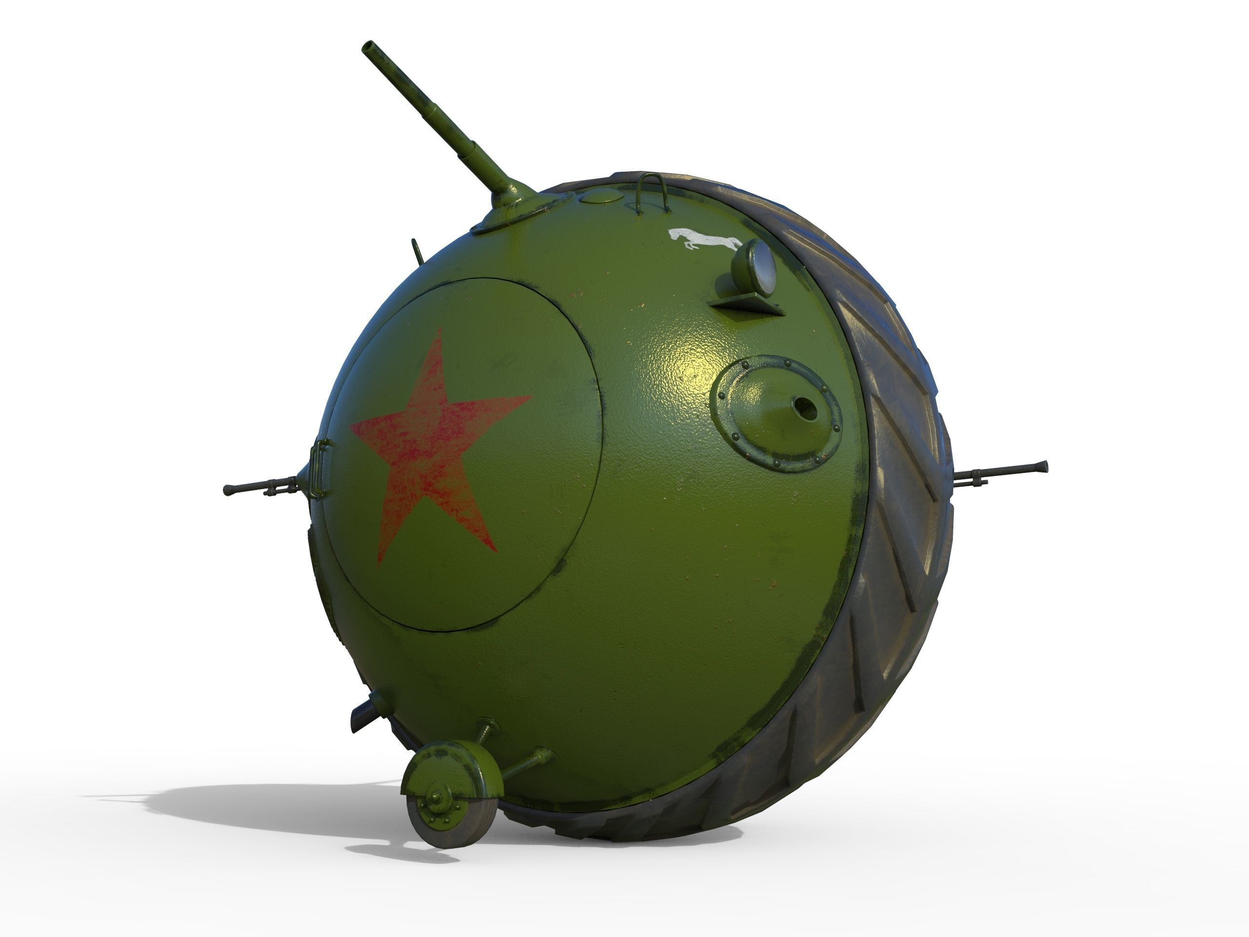 Tank Ball 3D model | CGTrader