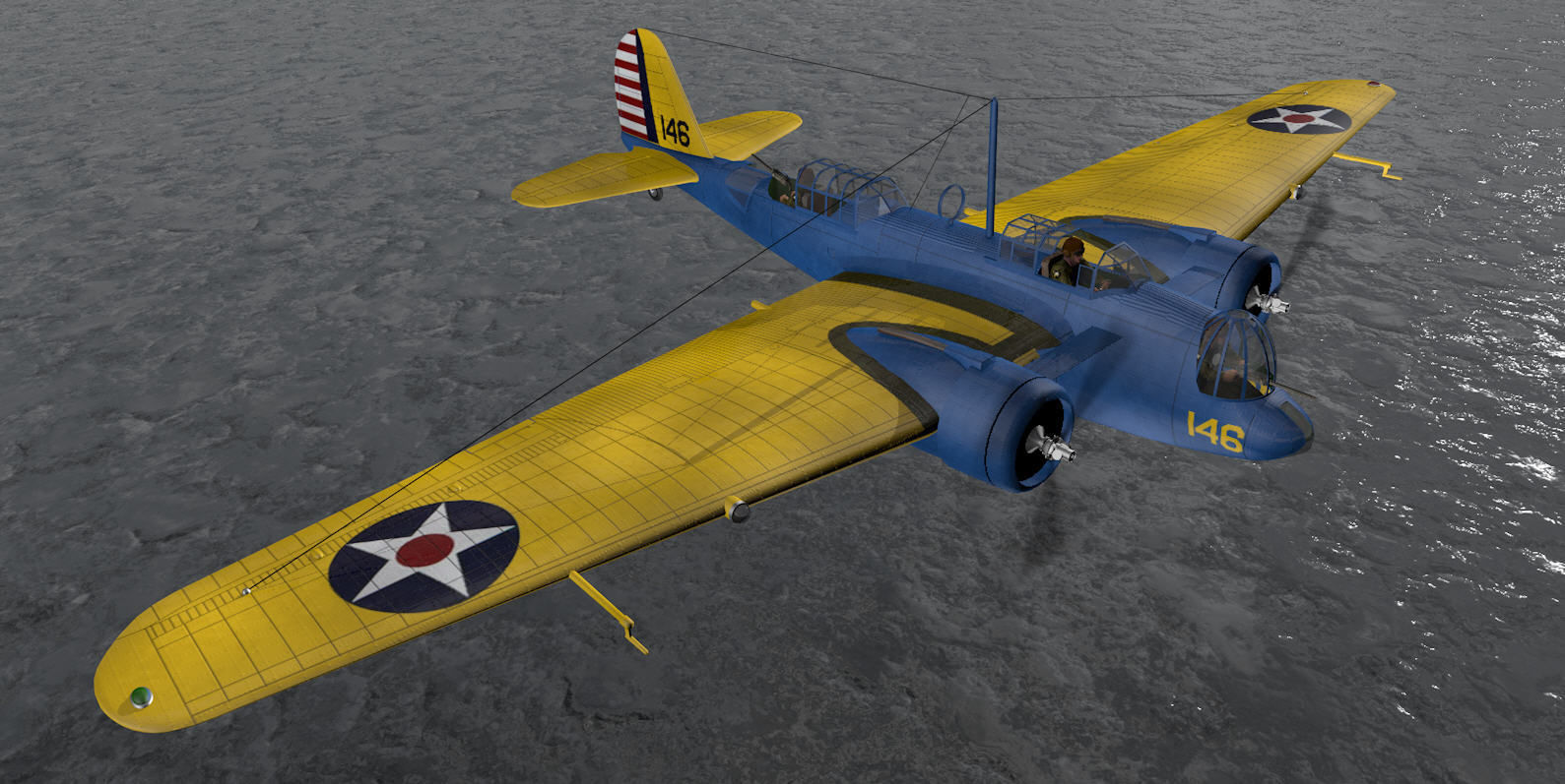 Martin B-10B 3D model | CGTrader