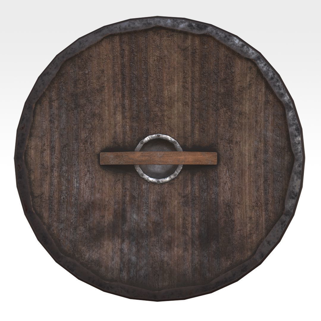 3D model Targe viking shield VR / AR / low-poly | CGTrader
