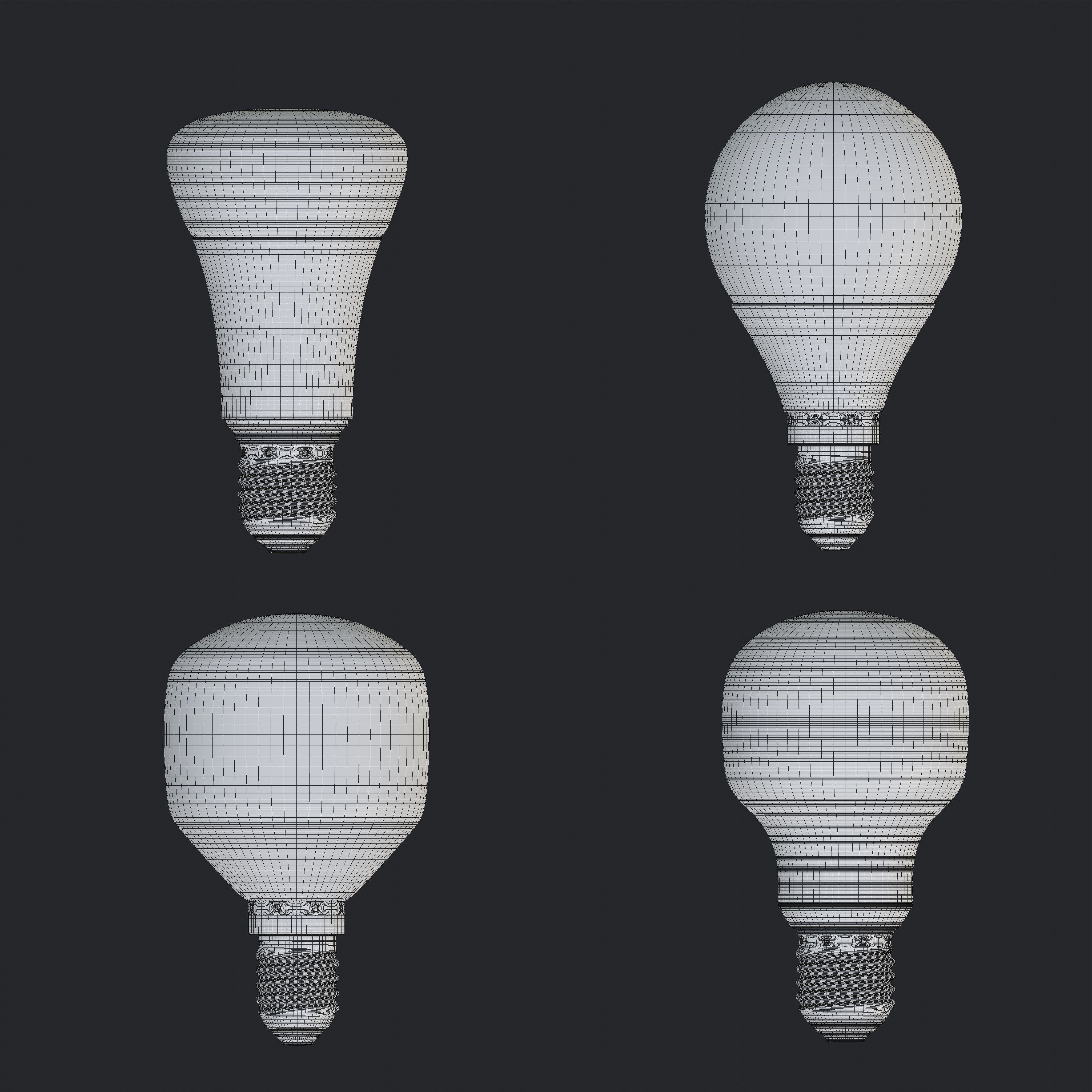 3D model Light bulbs collection VR / AR / low-poly | CGTrader