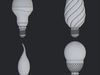 3D model Light bulbs collection VR / AR / low-poly | CGTrader