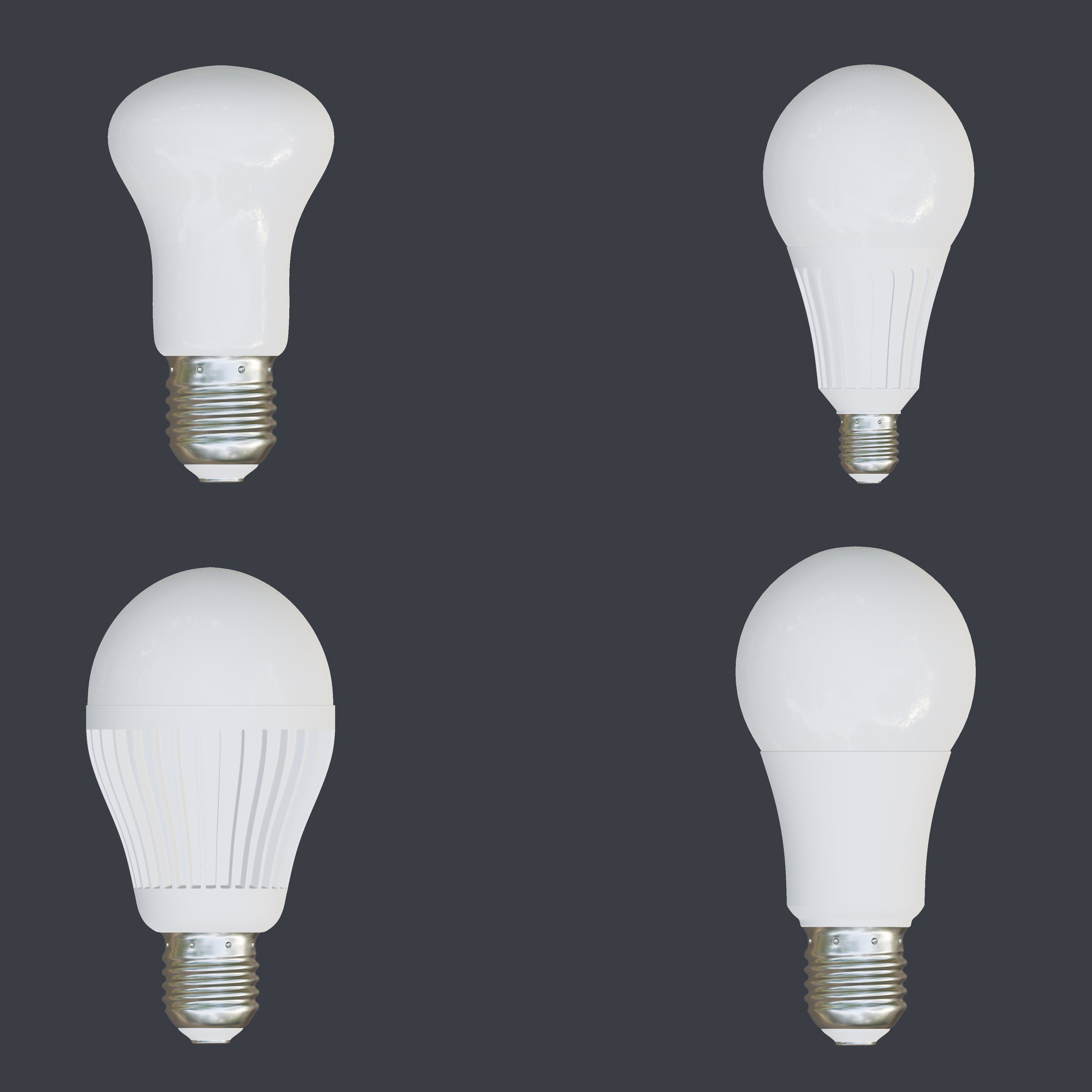 3D model Light bulbs collection VR / AR / low-poly | CGTrader