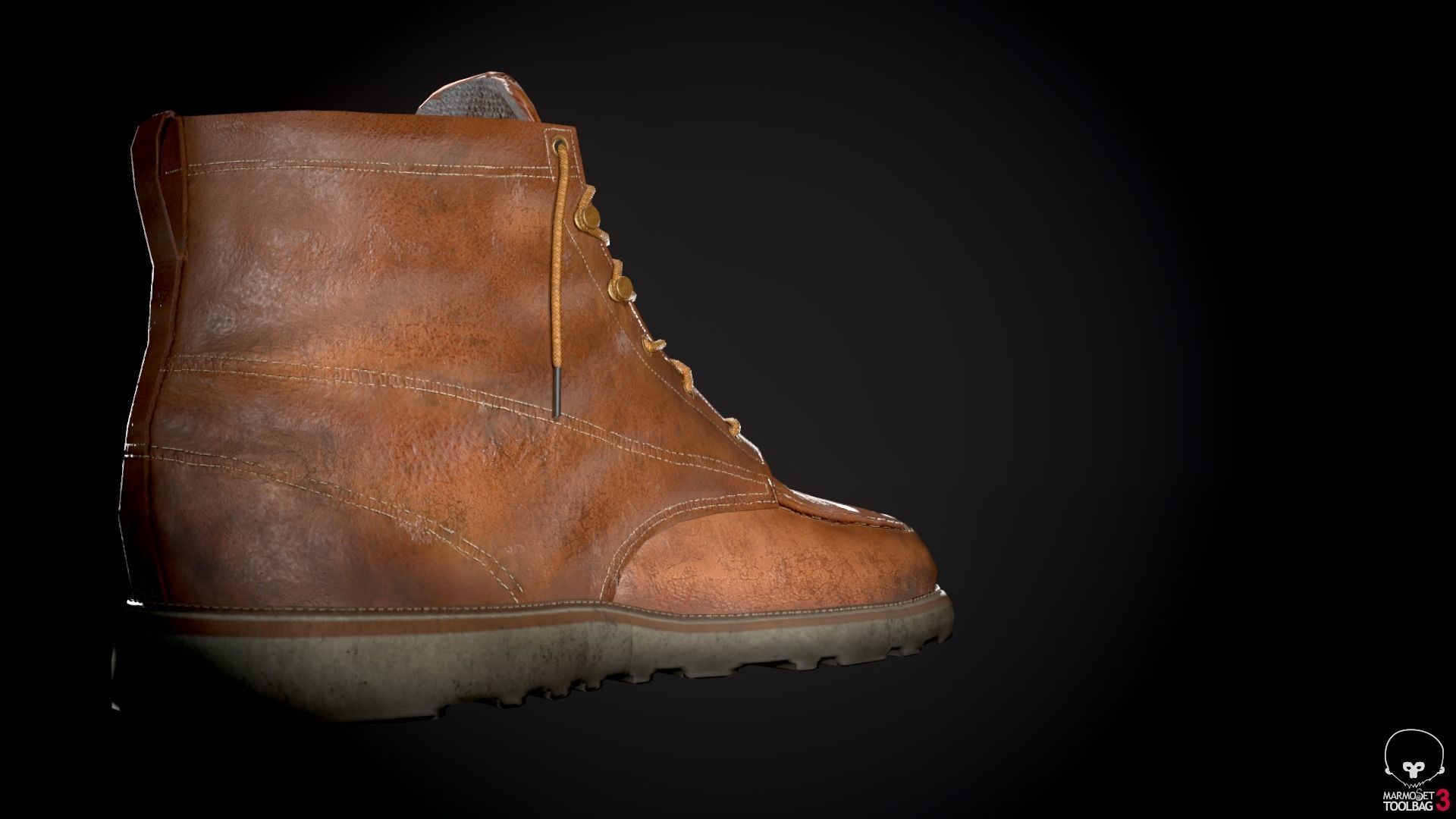 3D model Red Wings Style Boots VR / AR / low-poly | CGTrader