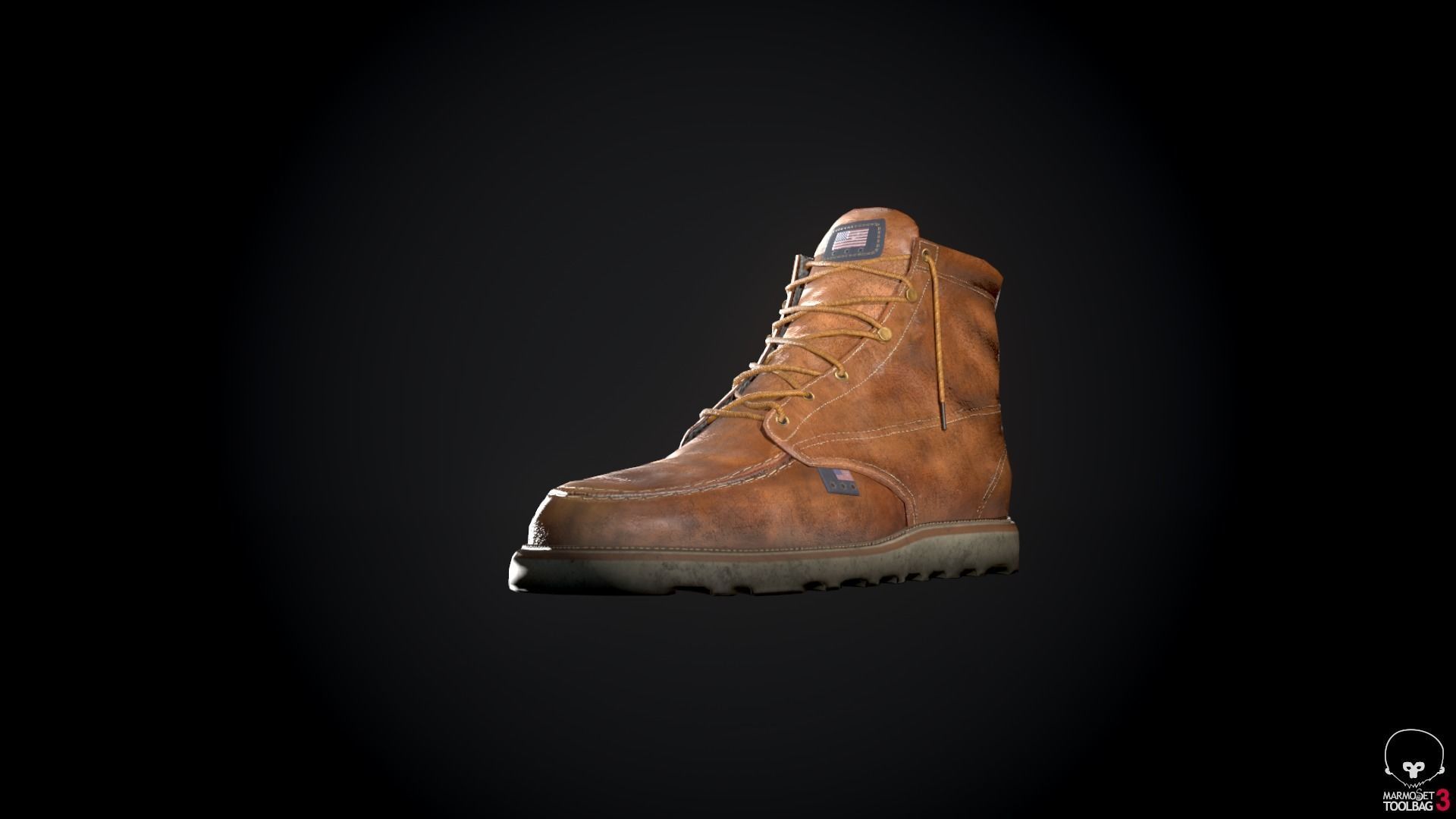 3D model Red Wings Style Boots VR / AR / low-poly | CGTrader