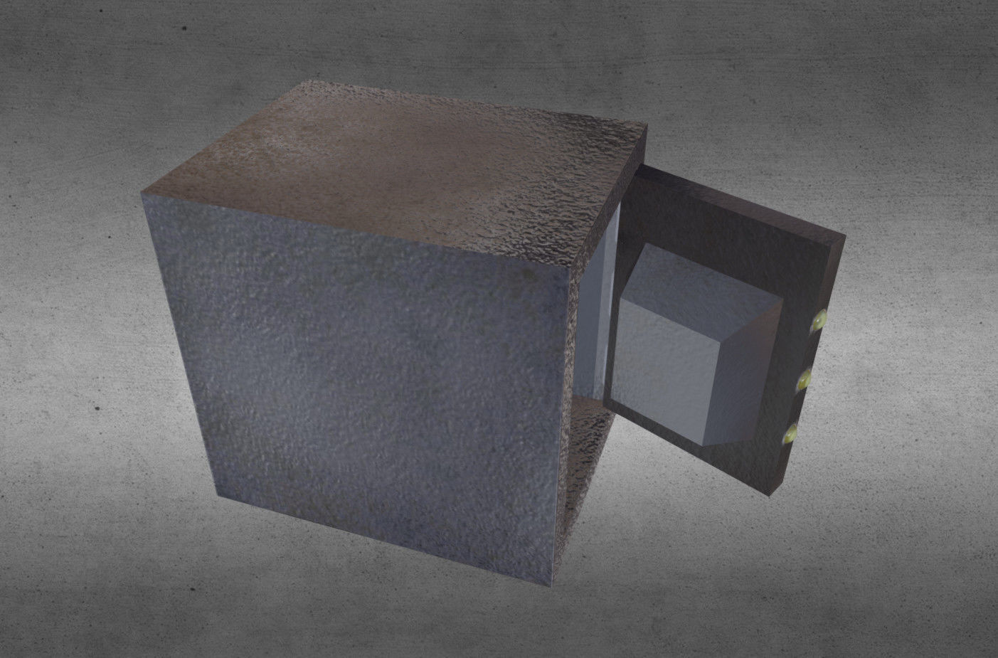 3D model Old safe box VR / AR / low-poly | CGTrader