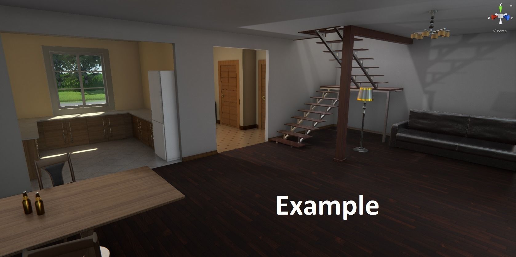 3D model Simple Interior Pack VR / AR / low-poly | CGTrader