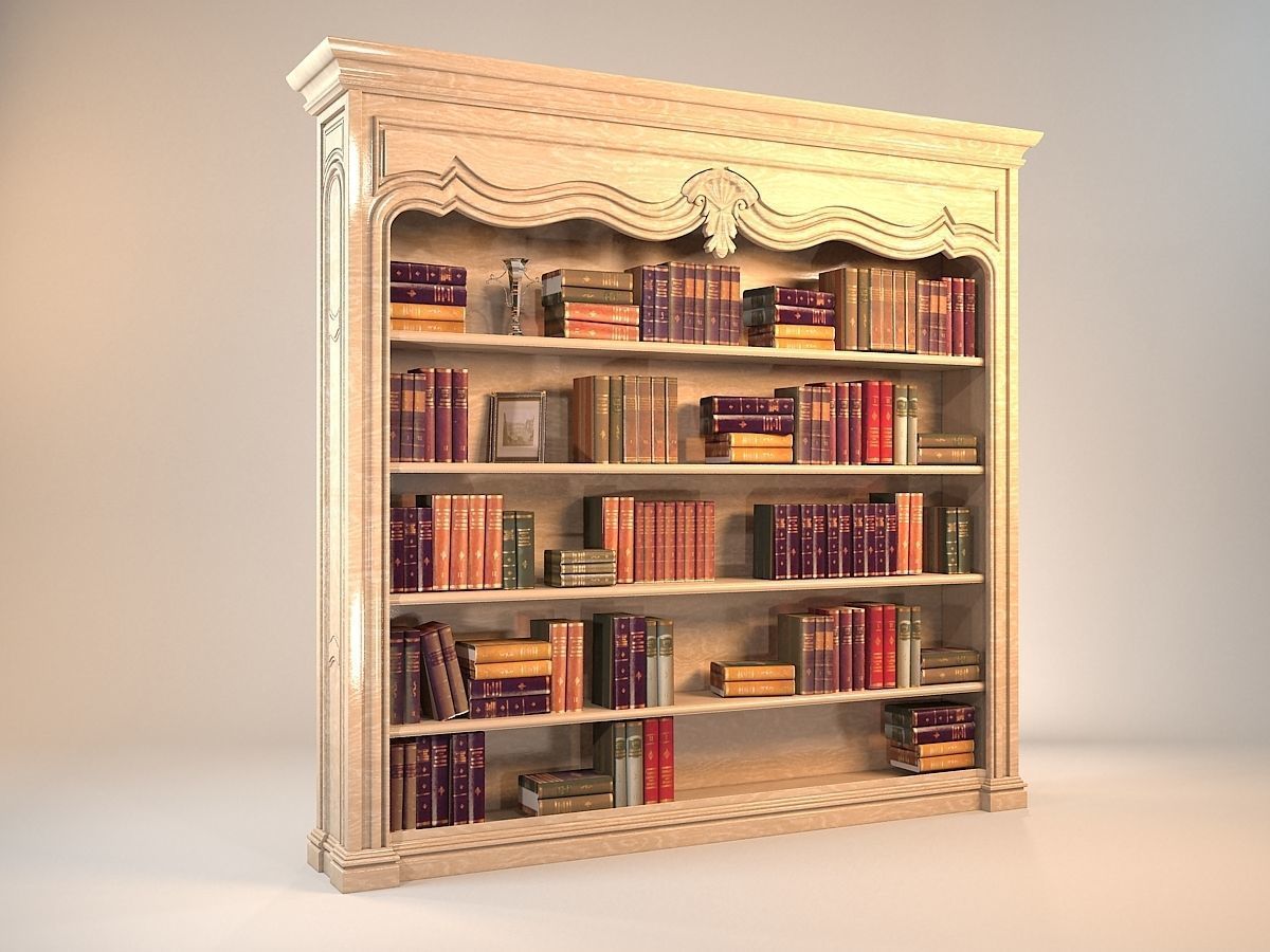 Provasi Classic Bookcase 3D model | CGTrader