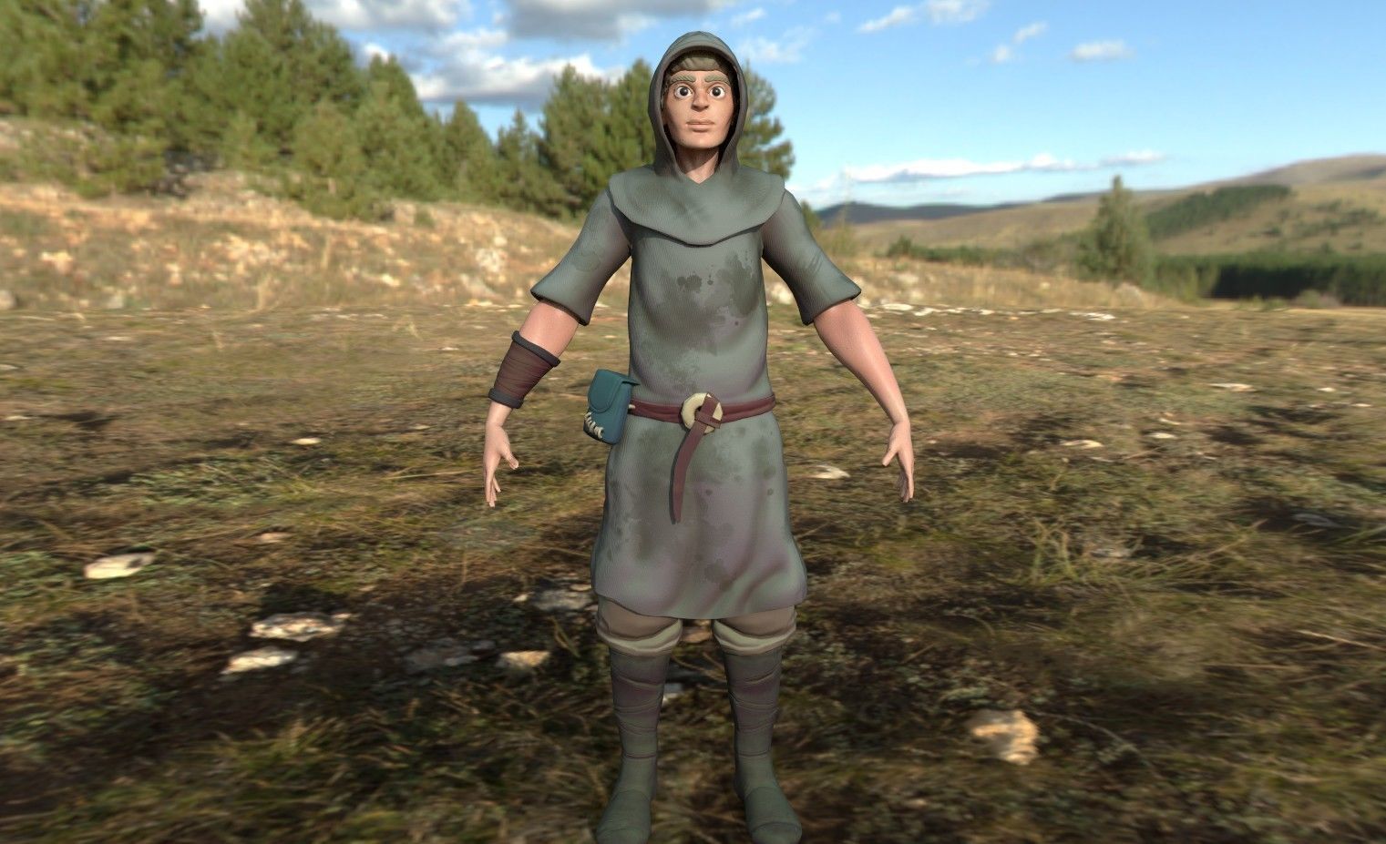 Game ready 3D character FREE free VR / AR / low-poly 3D model | CGTrader