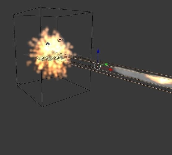 Fire-beam with exposion 3D model animated | CGTrader