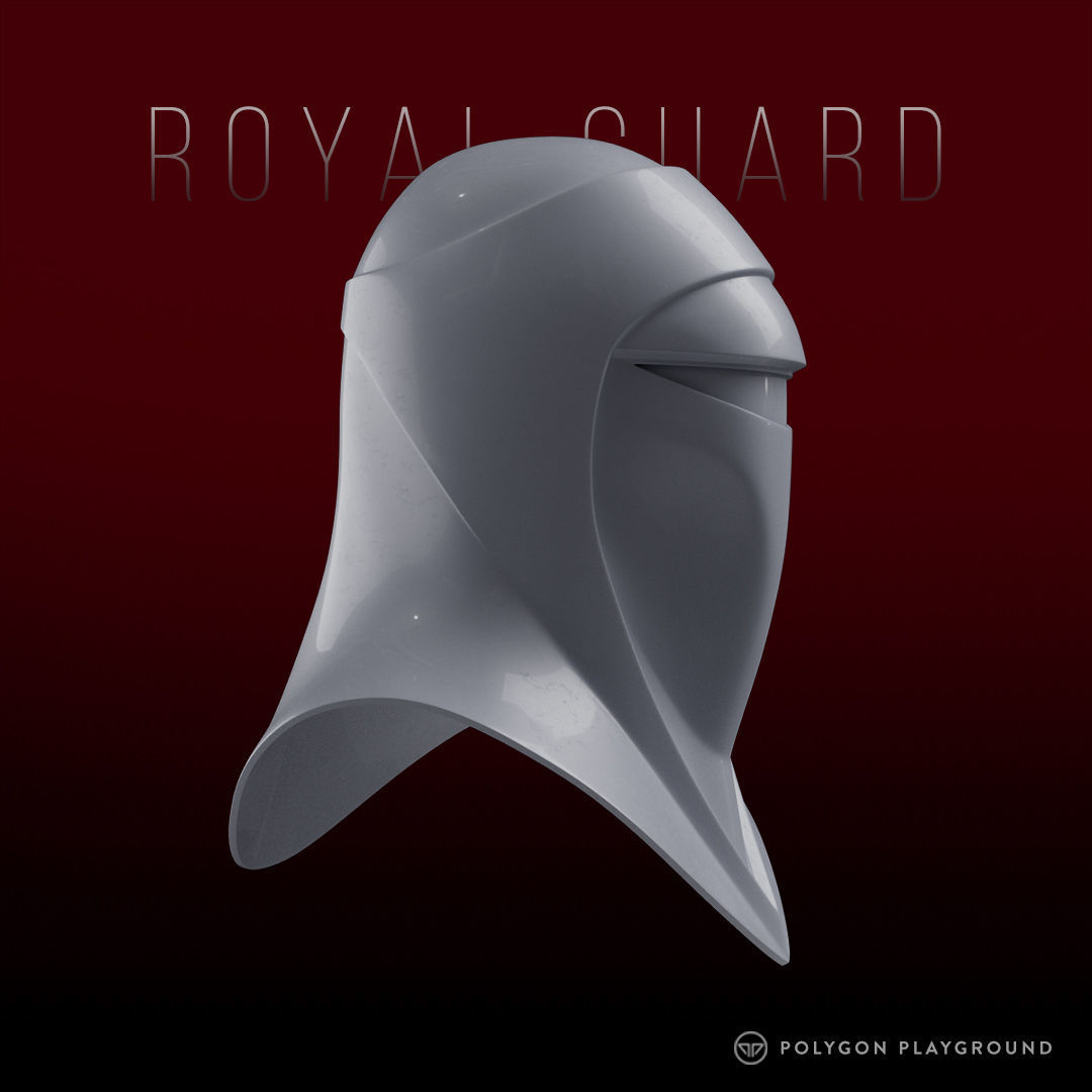 Royal Guard Helmet 3D model 3D printable | CGTrader