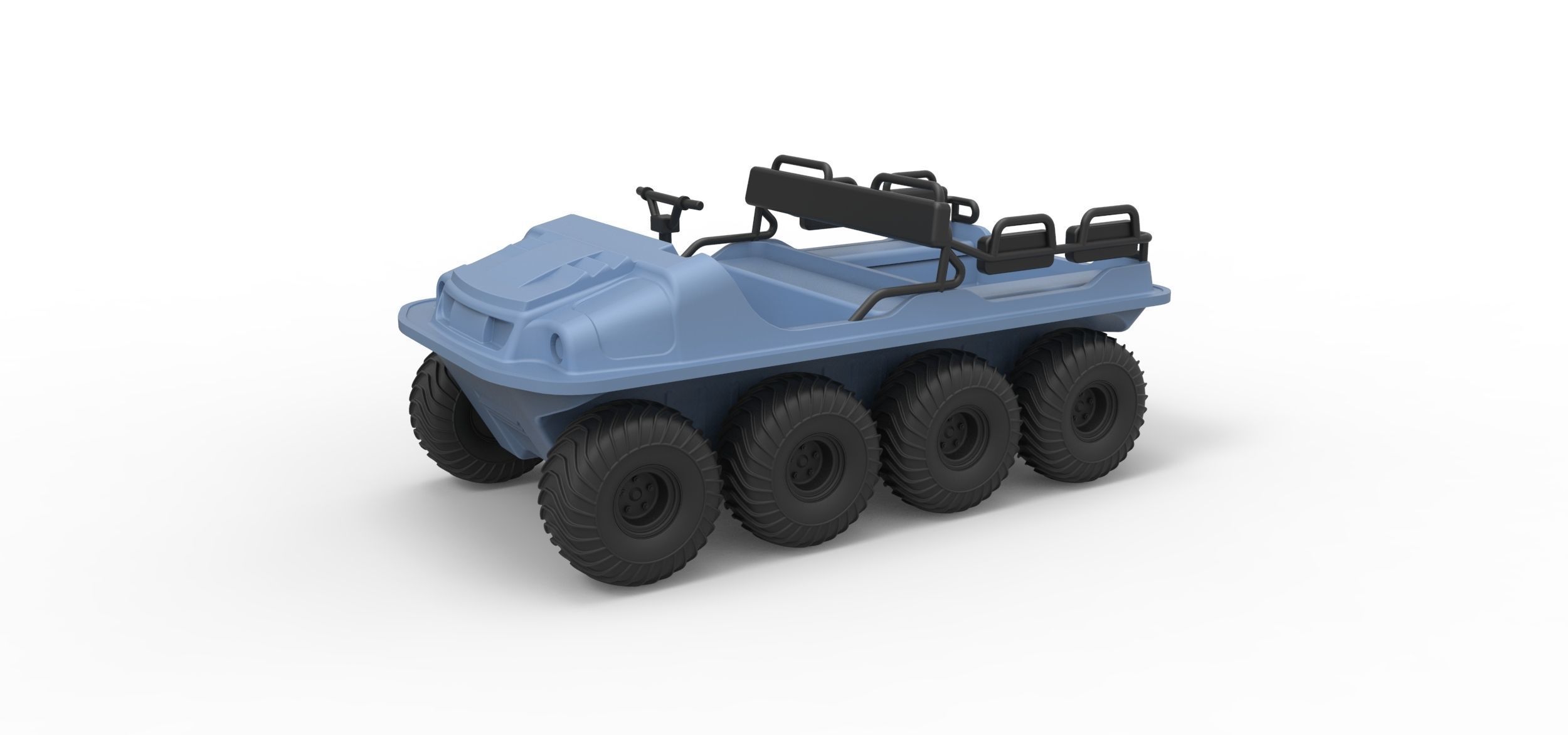 Diecast Argo 750 HD 8x8 Scale 1 to 18 3D model 3D printable | CGTrader