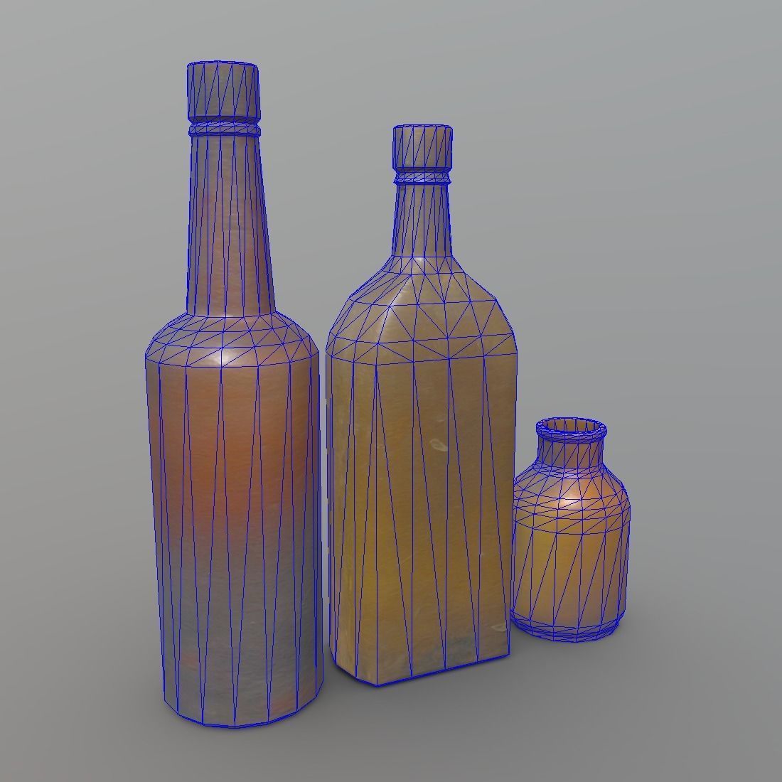 3D model Bottles 2 VR / AR / low-poly | CGTrader