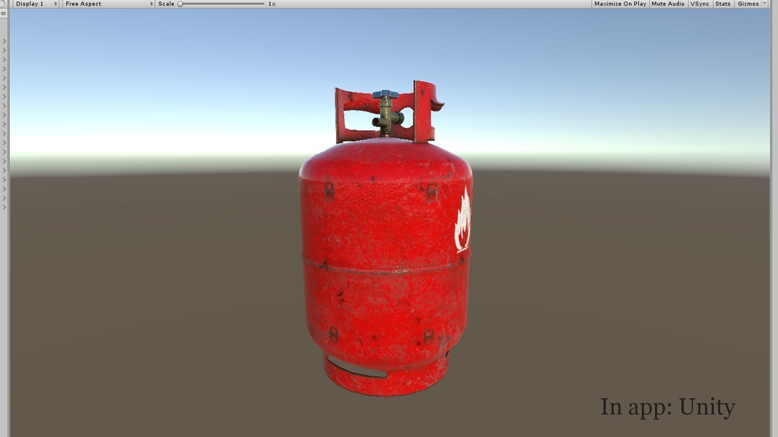 3D model Propane Tank - Type A VR / AR / low-poly | CGTrader