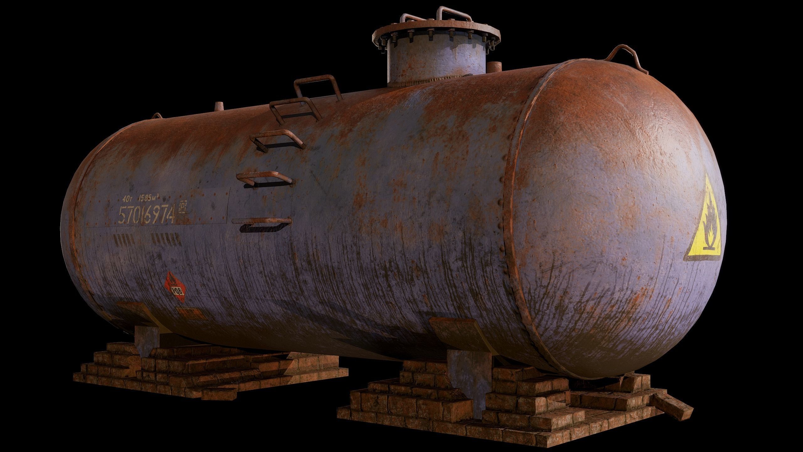 3D model Gas Cistern VR / AR / low-poly | CGTrader