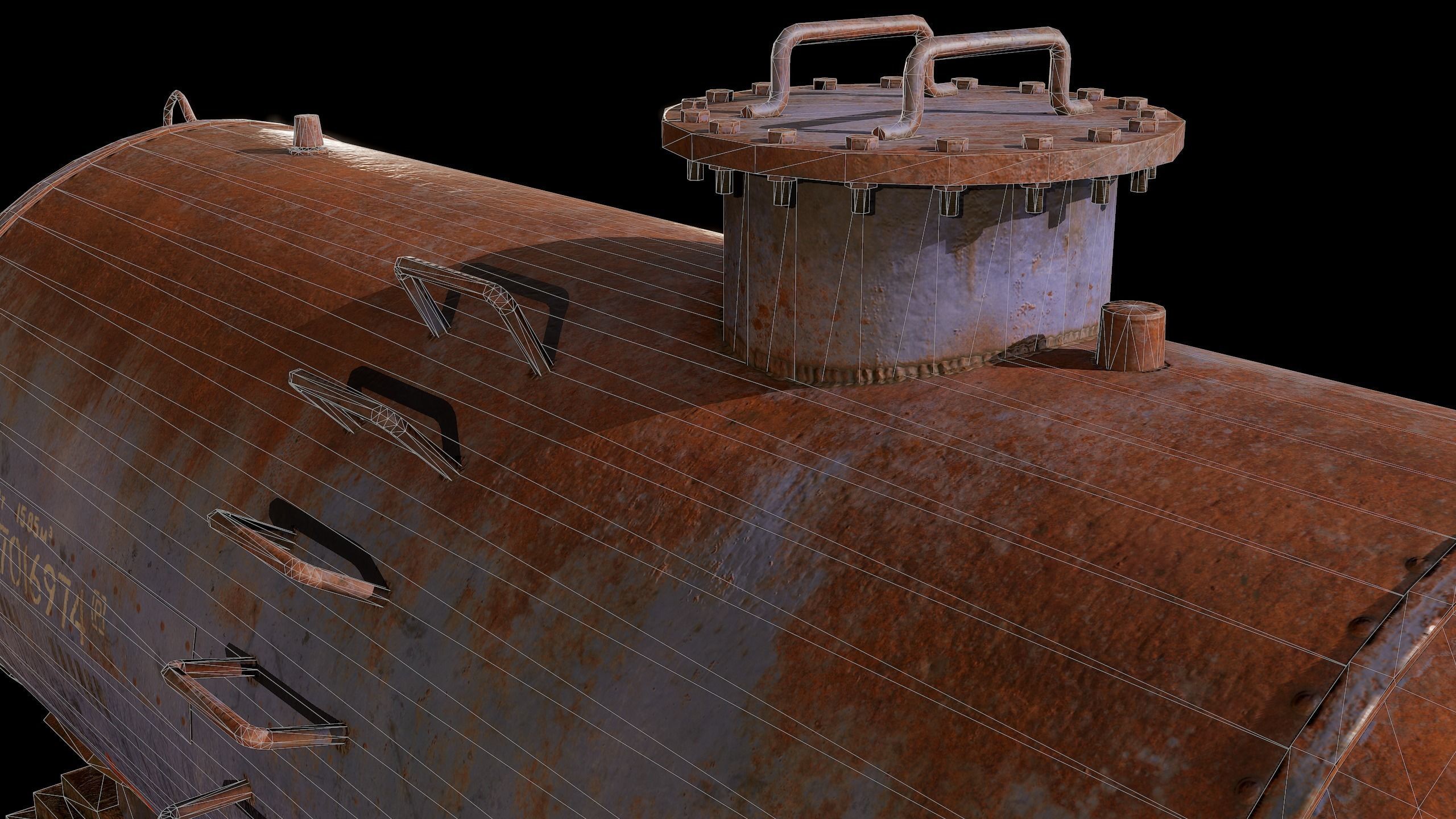 3D model Gas Cistern VR / AR / low-poly | CGTrader