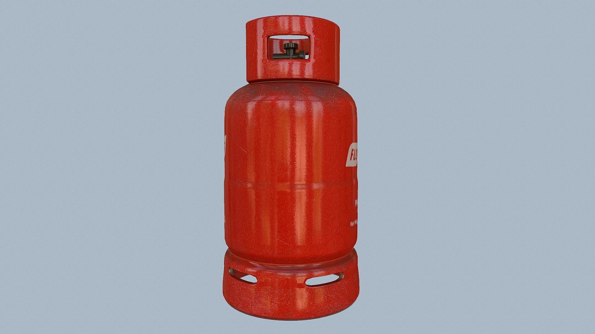 3D model Gas Cylinder Red VR / AR / low-poly | CGTrader