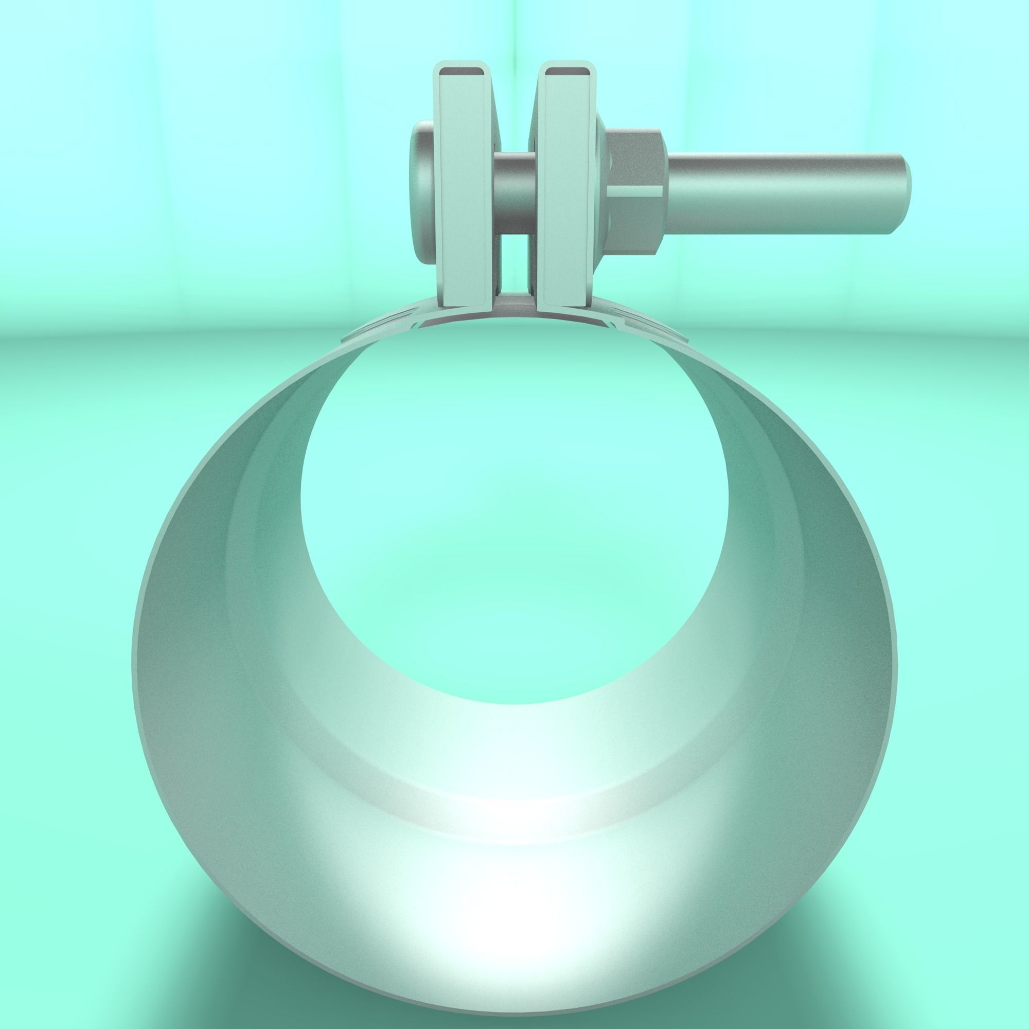 Tube clamp and adapter 3D model | CGTrader