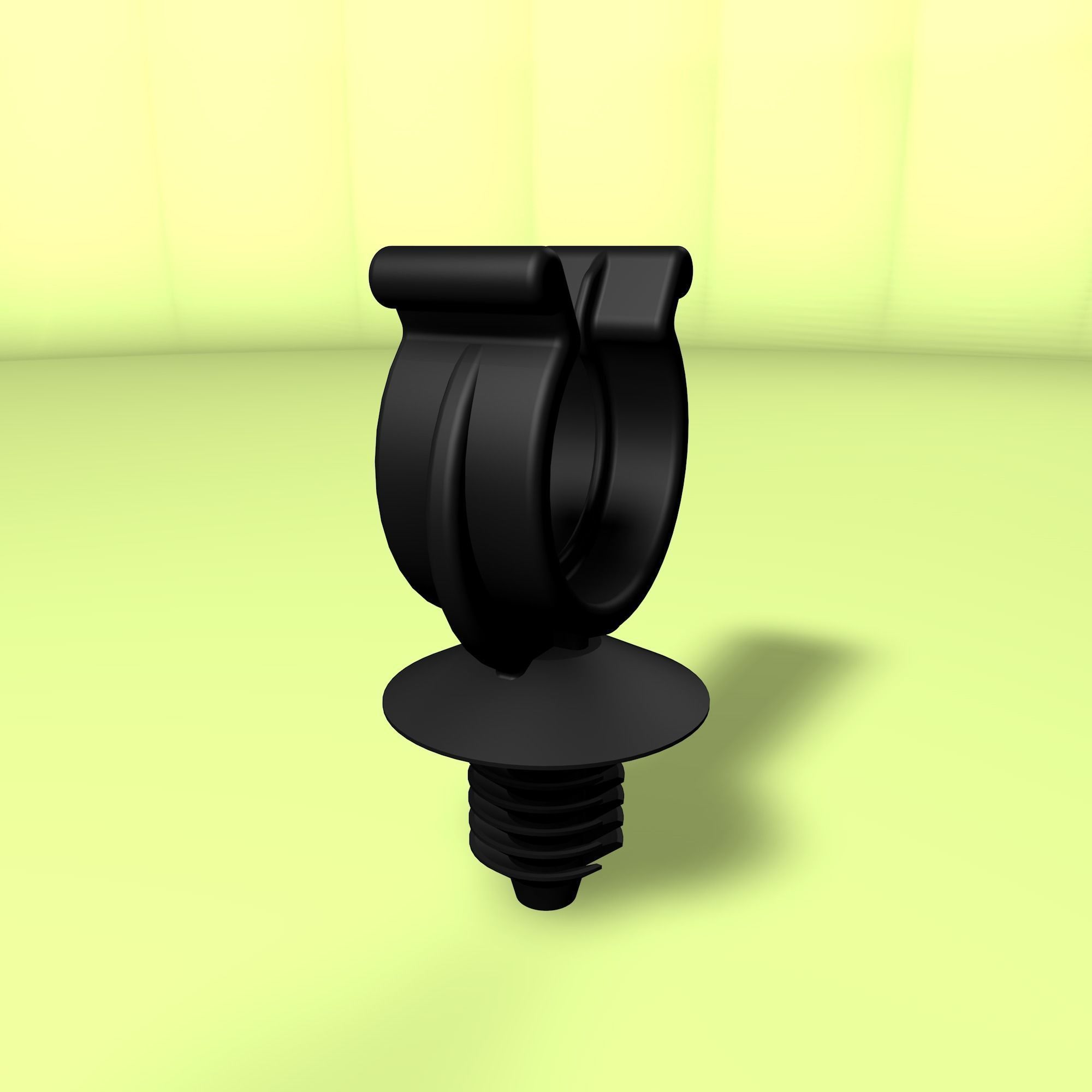 Rotating hose or wire clip 3D model | CGTrader