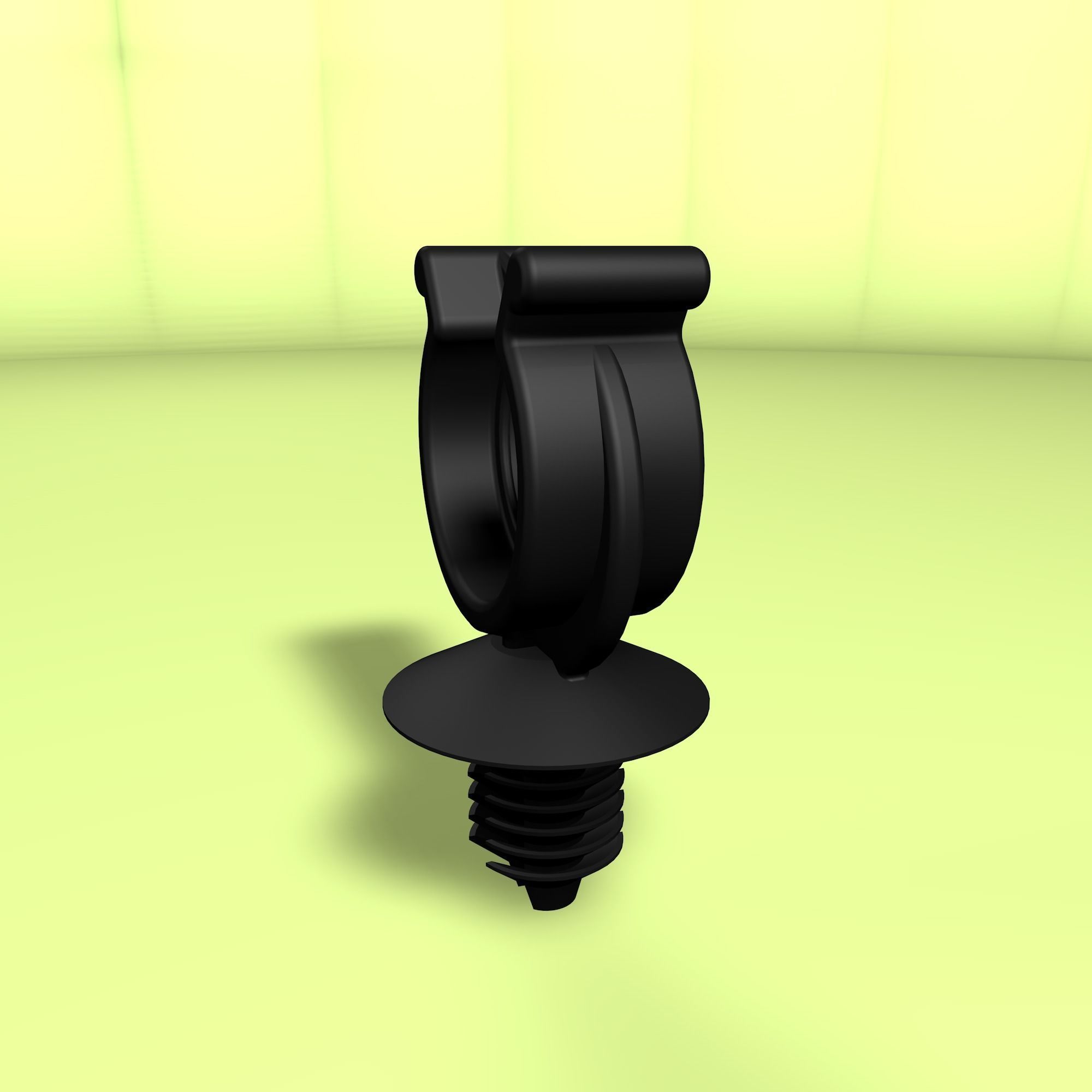 Rotating hose or wire clip 3D model | CGTrader