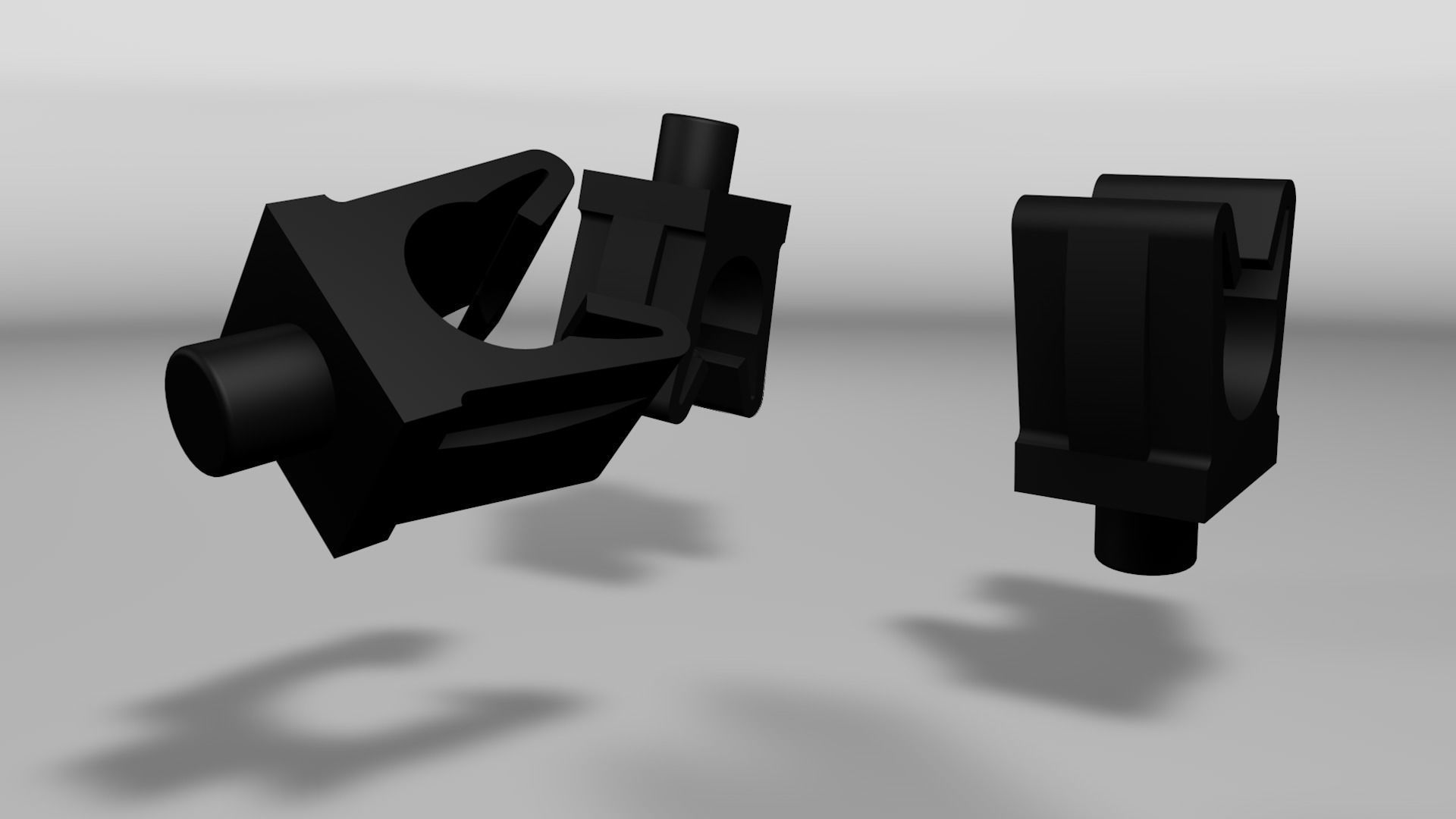 3D model Rotating clip with screw VR / AR / low-poly | CGTrader