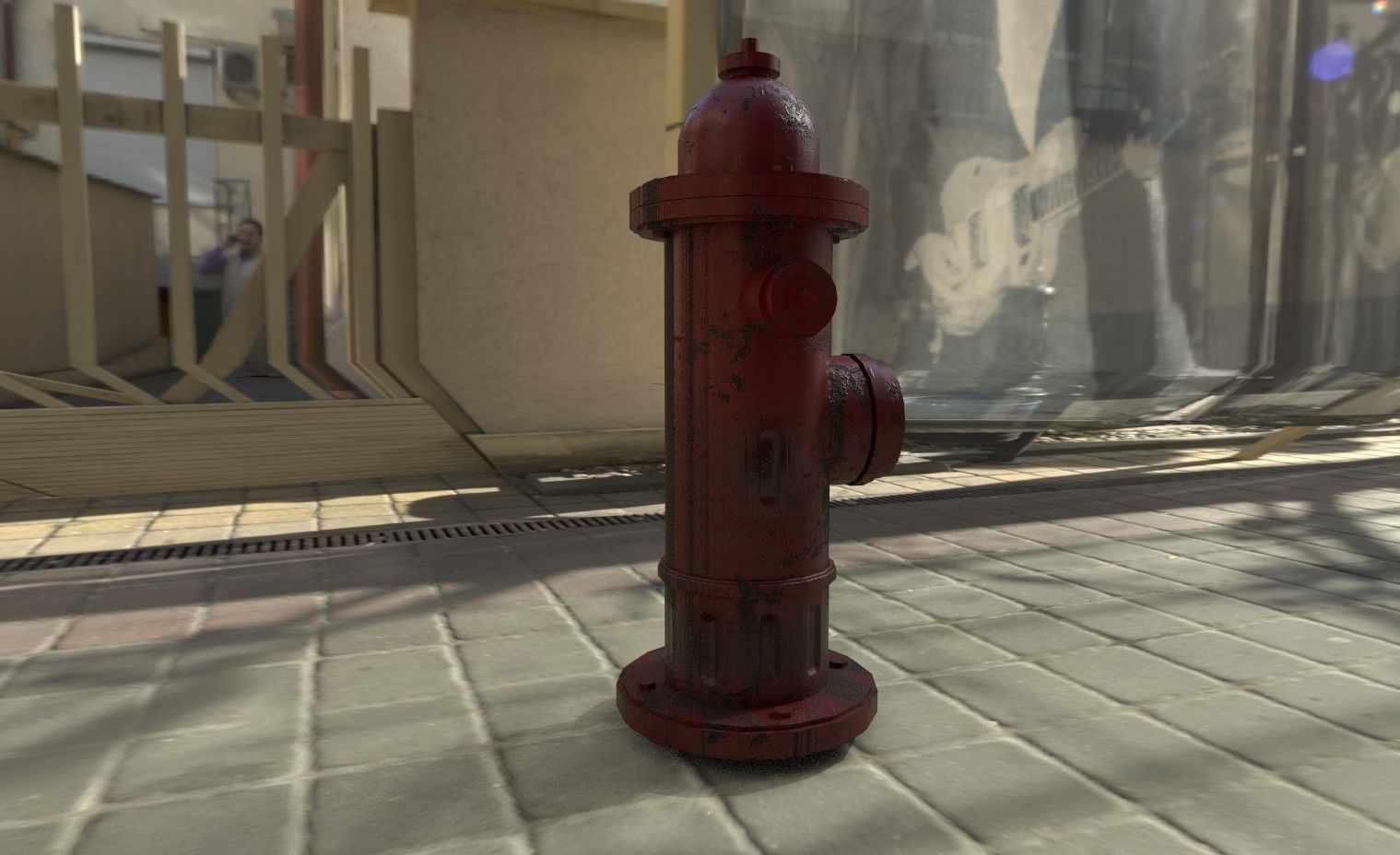 3D model Fire Hydrant PBR Game Ready Low-poly 3D model VR / AR / low-poly | CGTrader