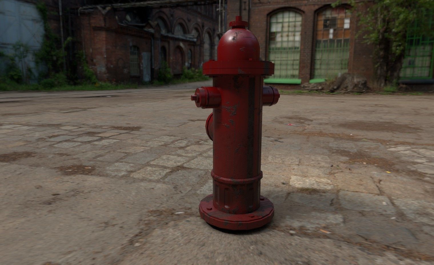 3D model Fire Hydrant PBR Game Ready Low-poly 3D model VR / AR / low-poly | CGTrader