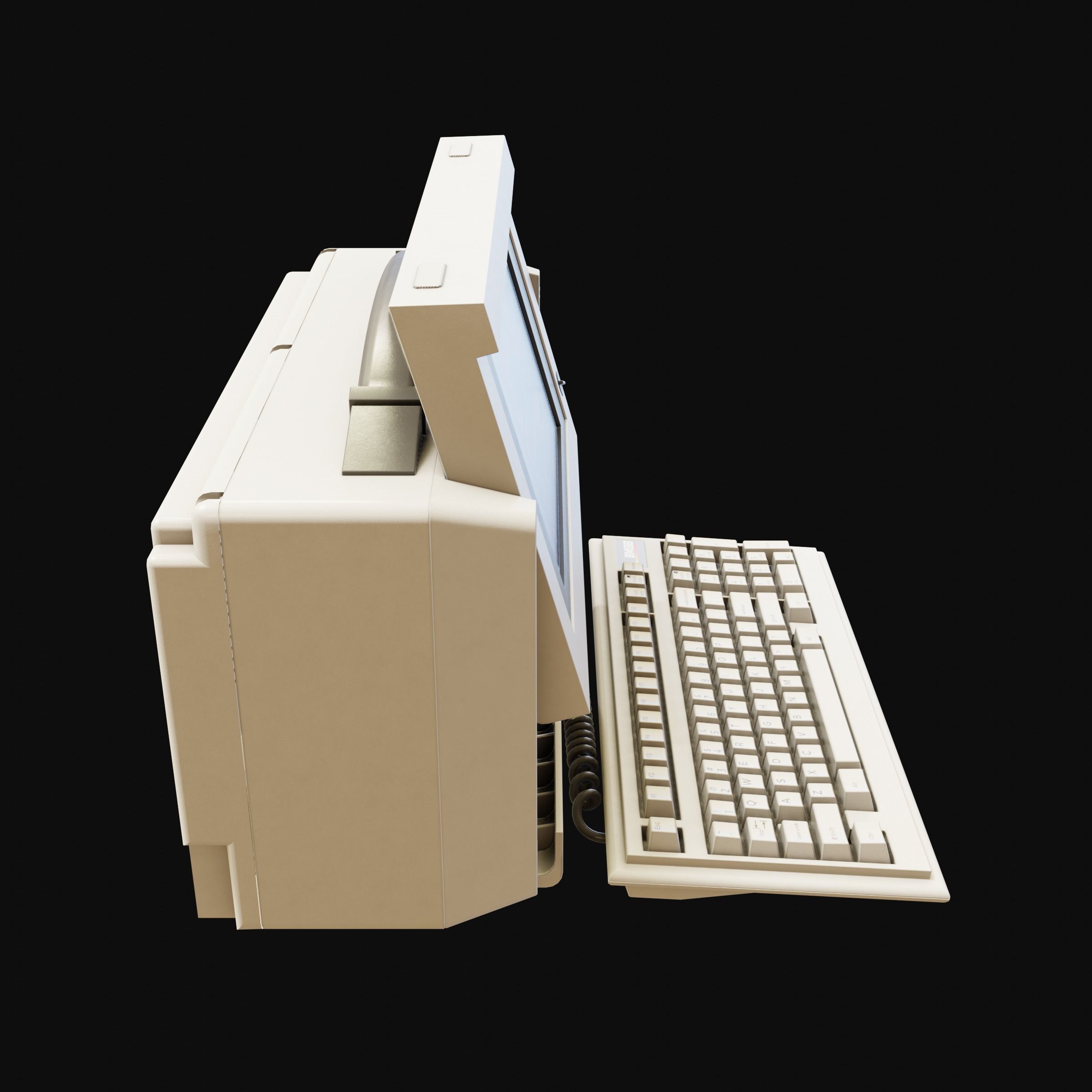 BM86 Portable PC free 3D model | CGTrader