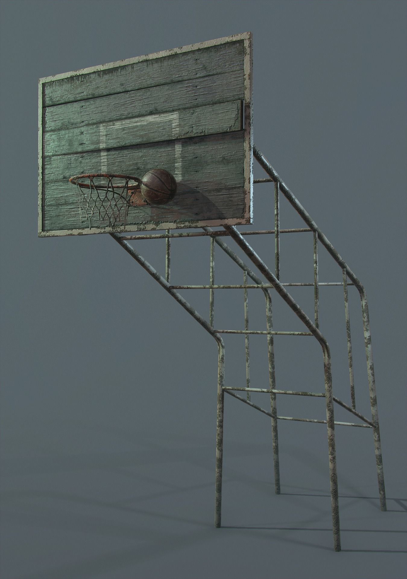 3D model PBR Basketball Outdoor Backboard VR / AR / low-poly | CGTrader