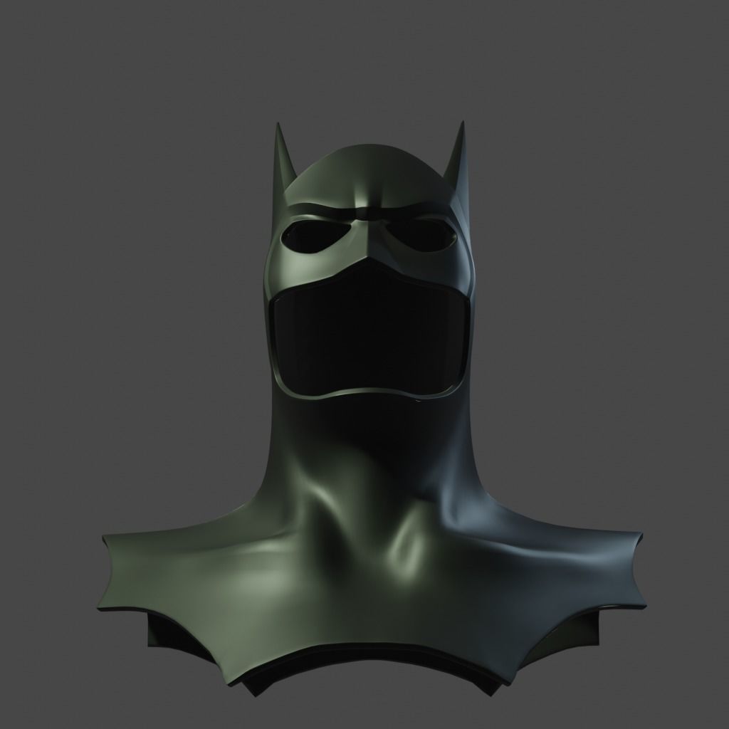 Batman Cowl 3D model | CGTrader