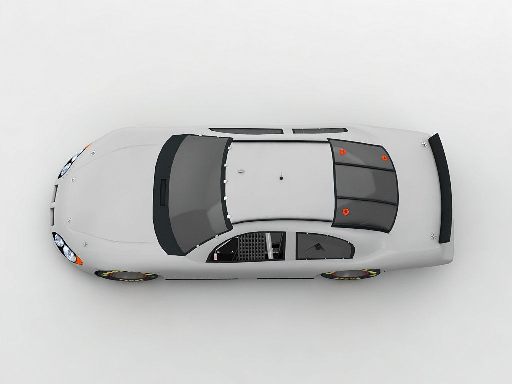 2004 Dodge Intrepid Stock Car NASCAR 3D model | CGTrader