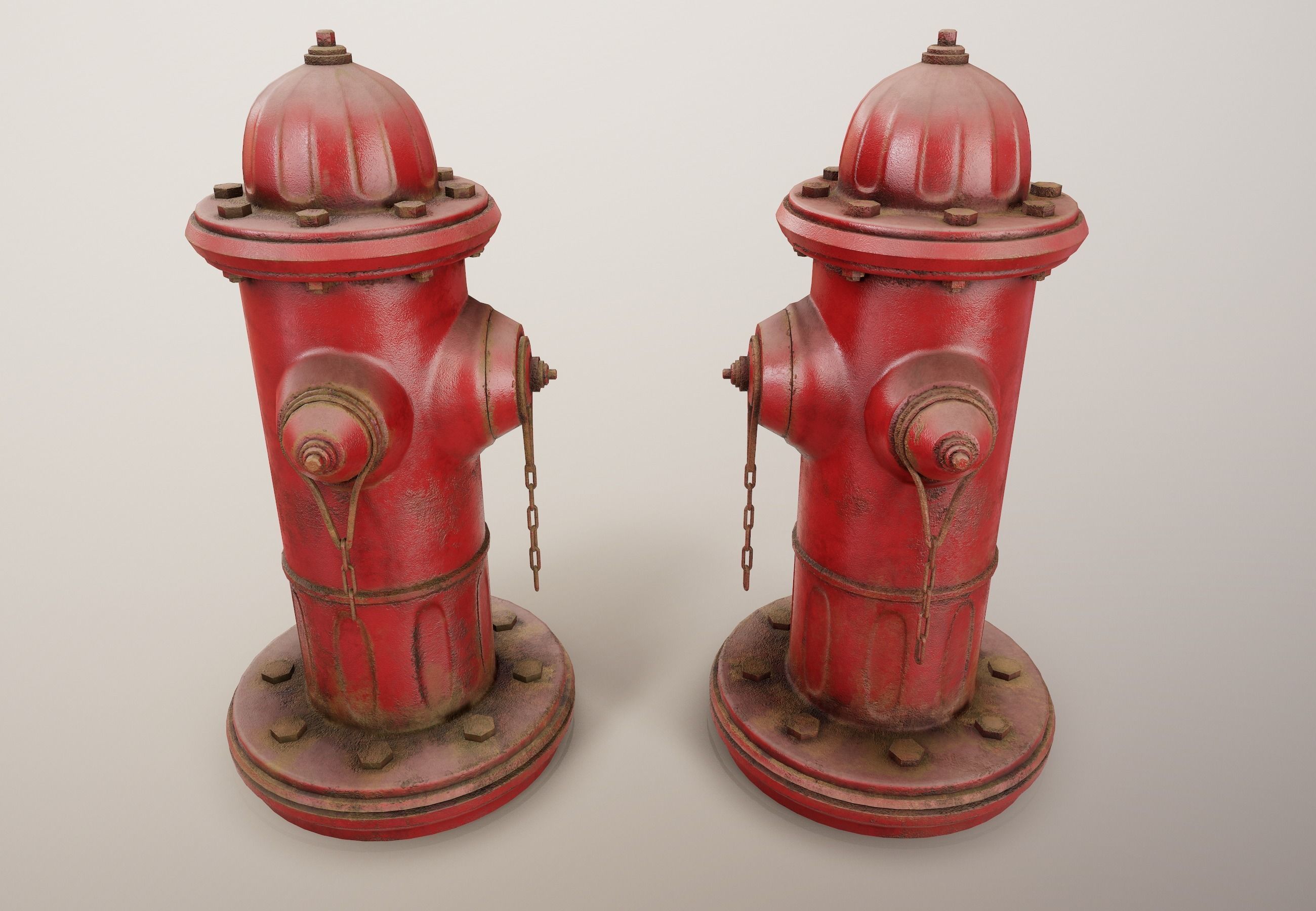 3D model Fire Hydrant PBR Game Ready VR / AR / low-poly | CGTrader
