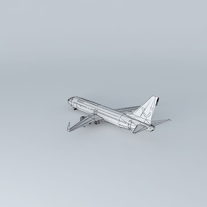 swiss fly 737 800 free 3D model | CGTrader